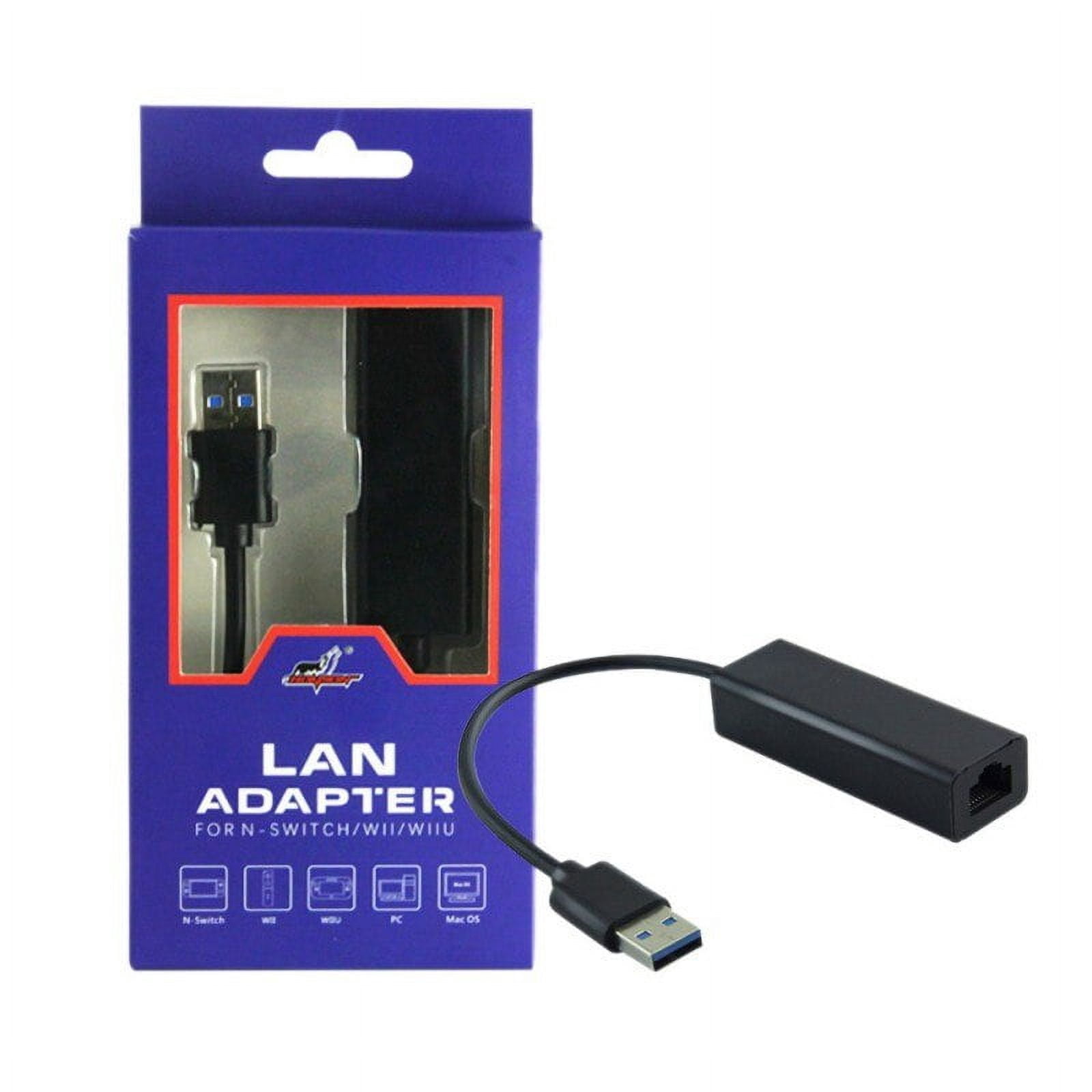 Pretty Comy Ethernet Adapter for Nintendo Switch / Wii U / Wii USB to ...
