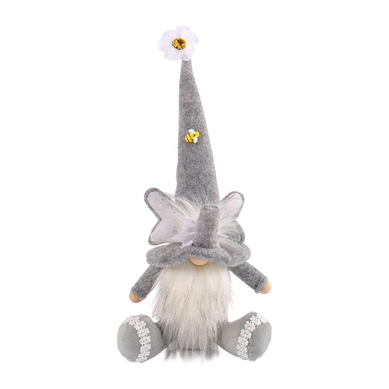 Pretty Comy Garden Gnome Decor Handmade Tiered Tray Decor Gift Rustic ...