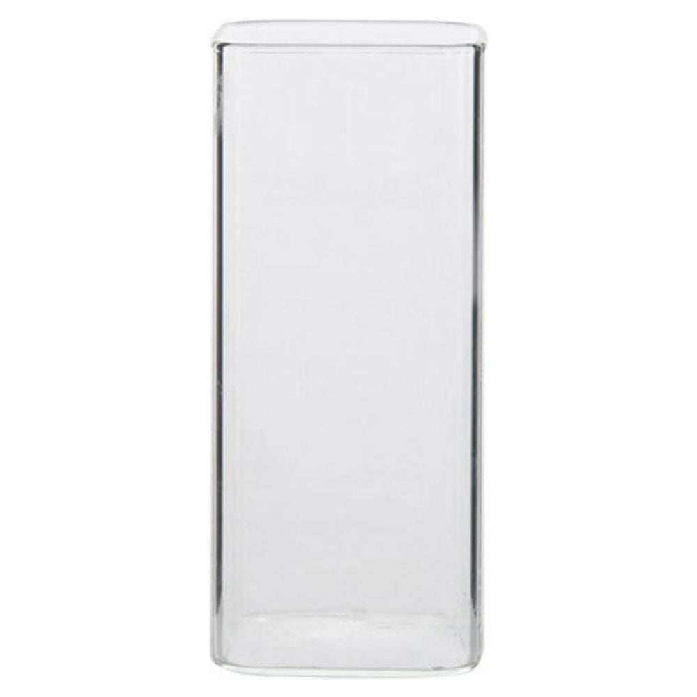 Pretty Comy High Temperature Resistant Square Transparent Glass Tea ...