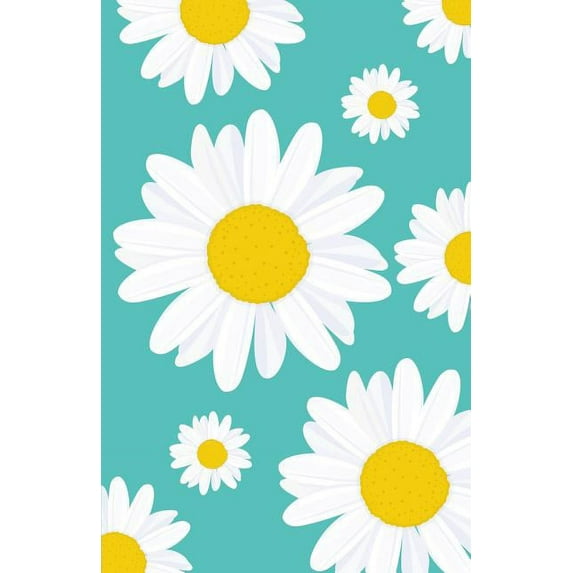 Pretty Daisy Dot Grid Journal: Pretty Blank Dotted Grid Notebook for ...