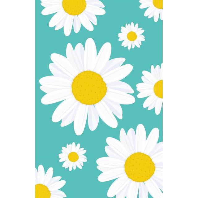 Pretty Daisy Dot Grid Journal: Pretty Blank Dotted Grid Notebook for ...