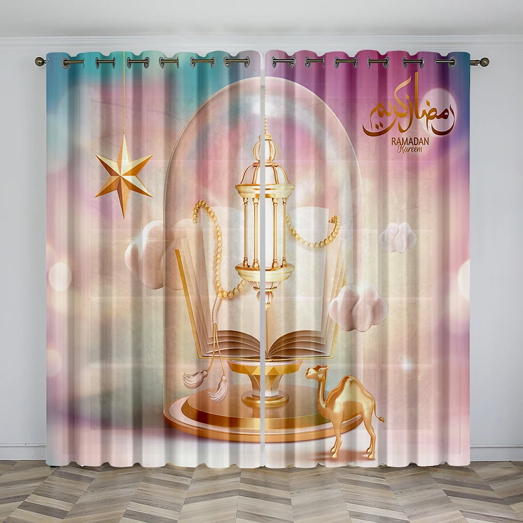 Pretty Flower Butterfly Animal RiverWindow Curtains Blinds for Living ...