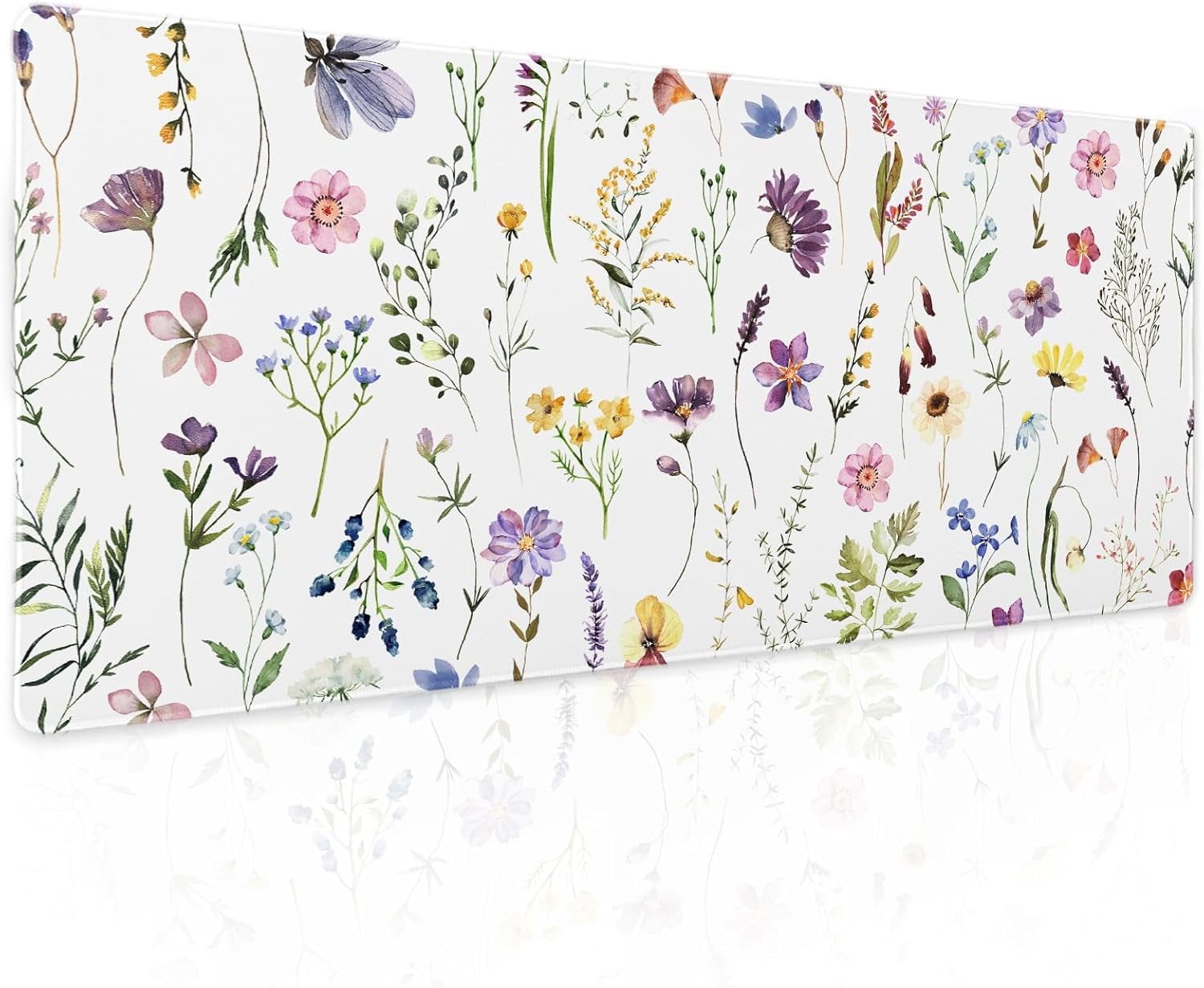 Pretty Flowers Mouse Pad XL Cute Floral Chic Plant Spring Summer ...