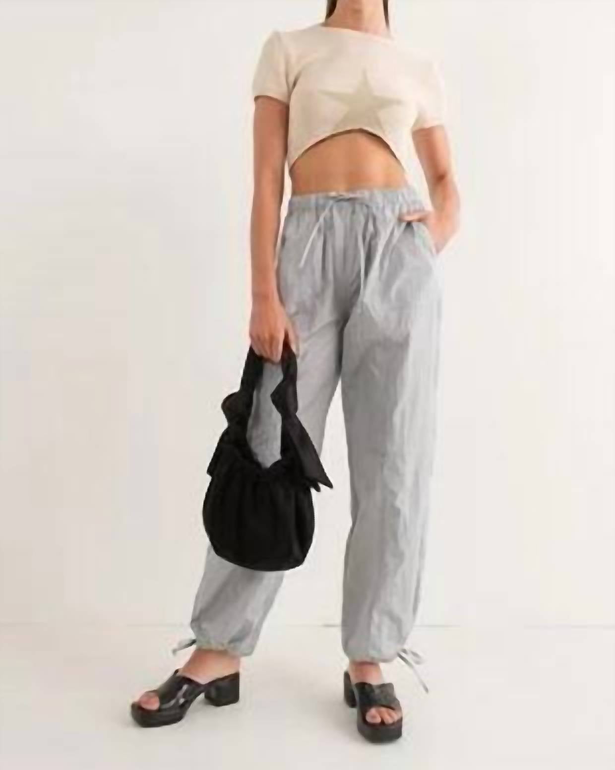 Pretty Garbage Nylon Parachute Pants - Walmart.com