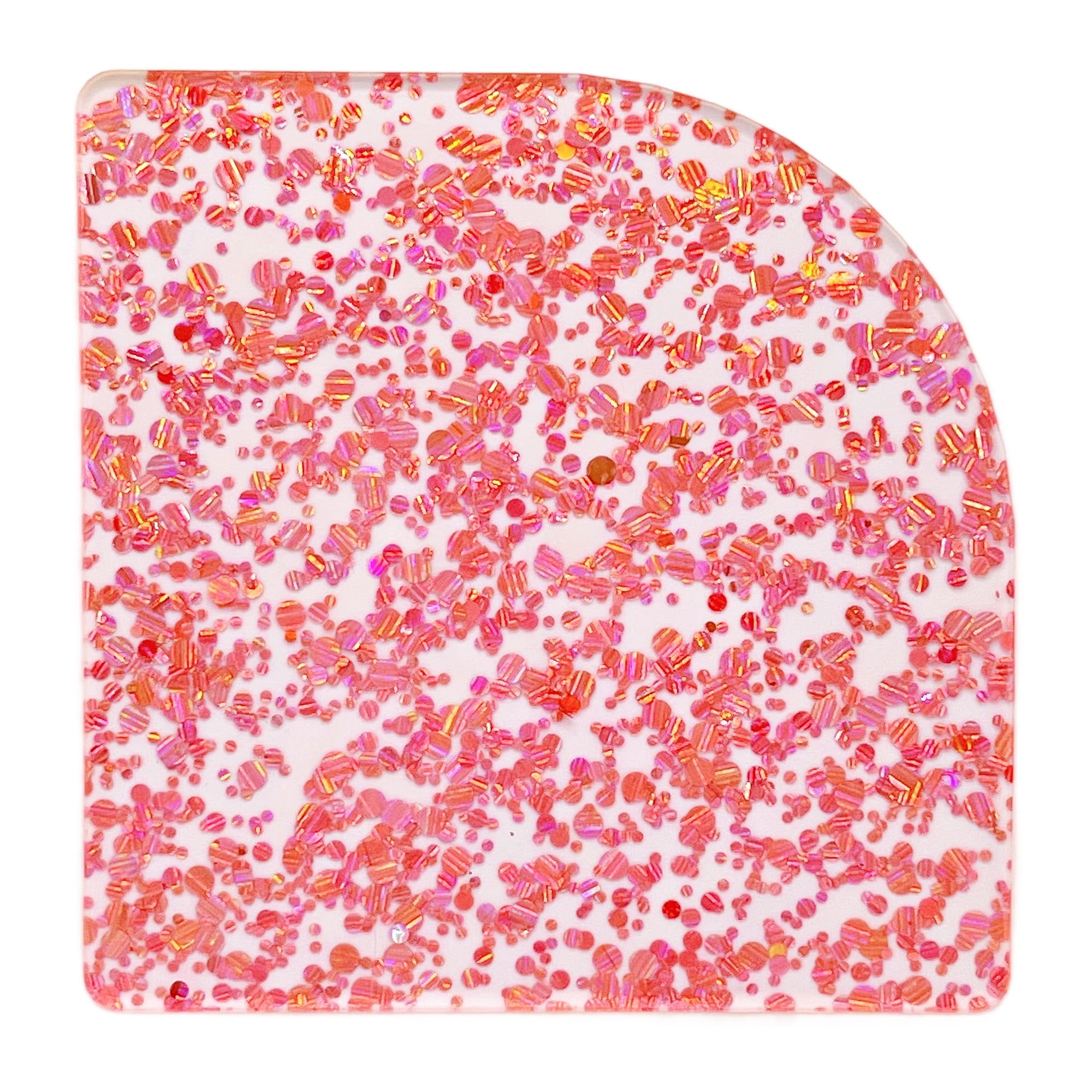 Pretty Haute & Pinky Glitter Cast Acrylic Sheet - Walmart.com