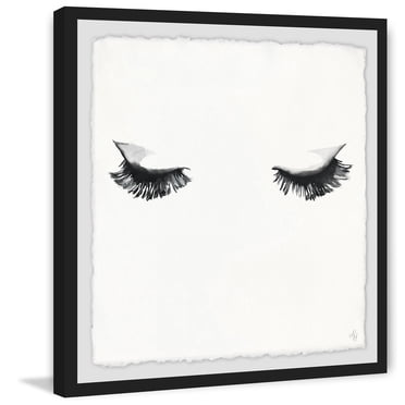 Long Lashes Framed Painting Print - Walmart.com