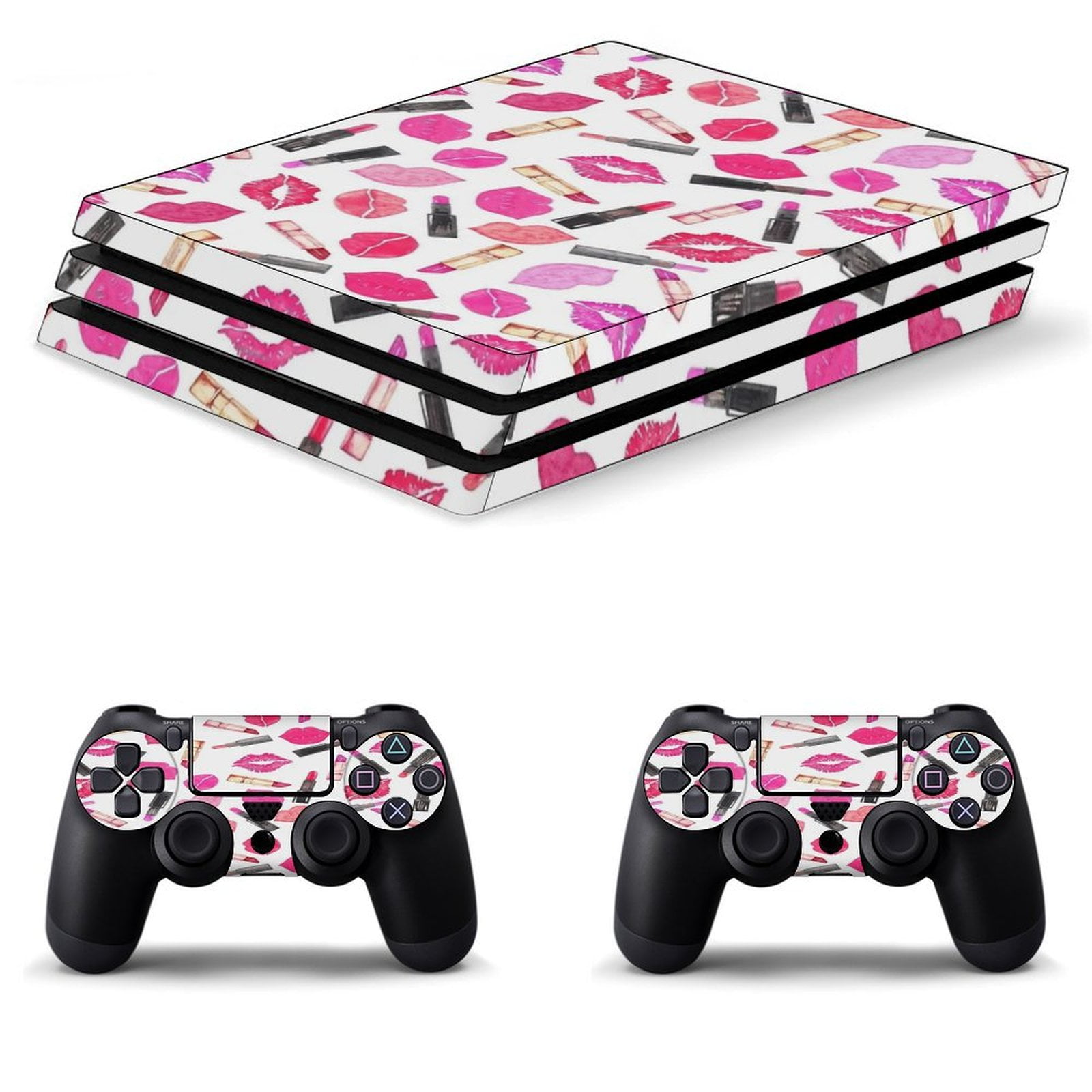 Pretty Lipstick Lip Prints Lipsticks Pattern PS4/PS4 Pro/PS4 Slim Skin ...
