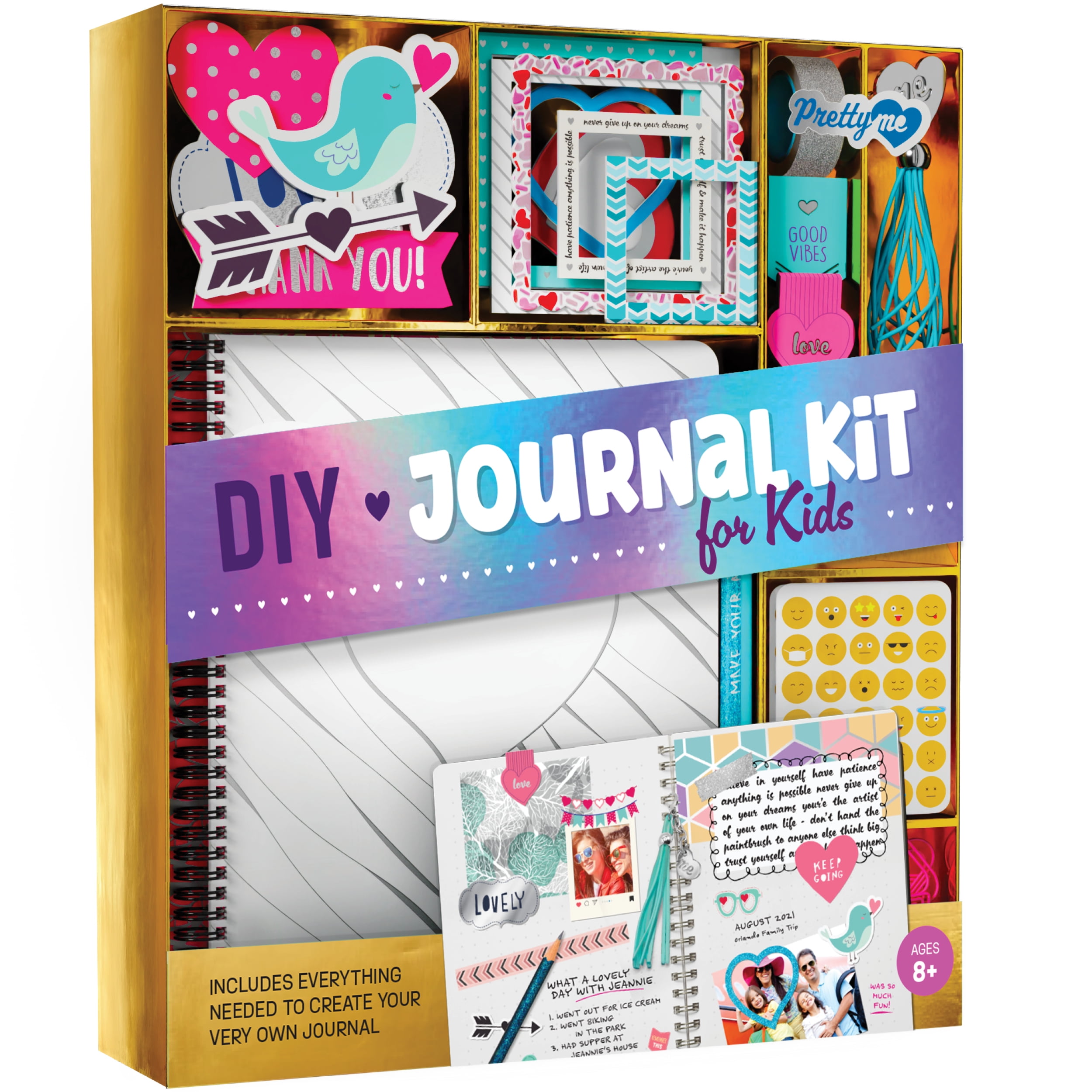 DIY Journal Kit para Niñas - Arte y Manualidades, Juego de Suministros ...