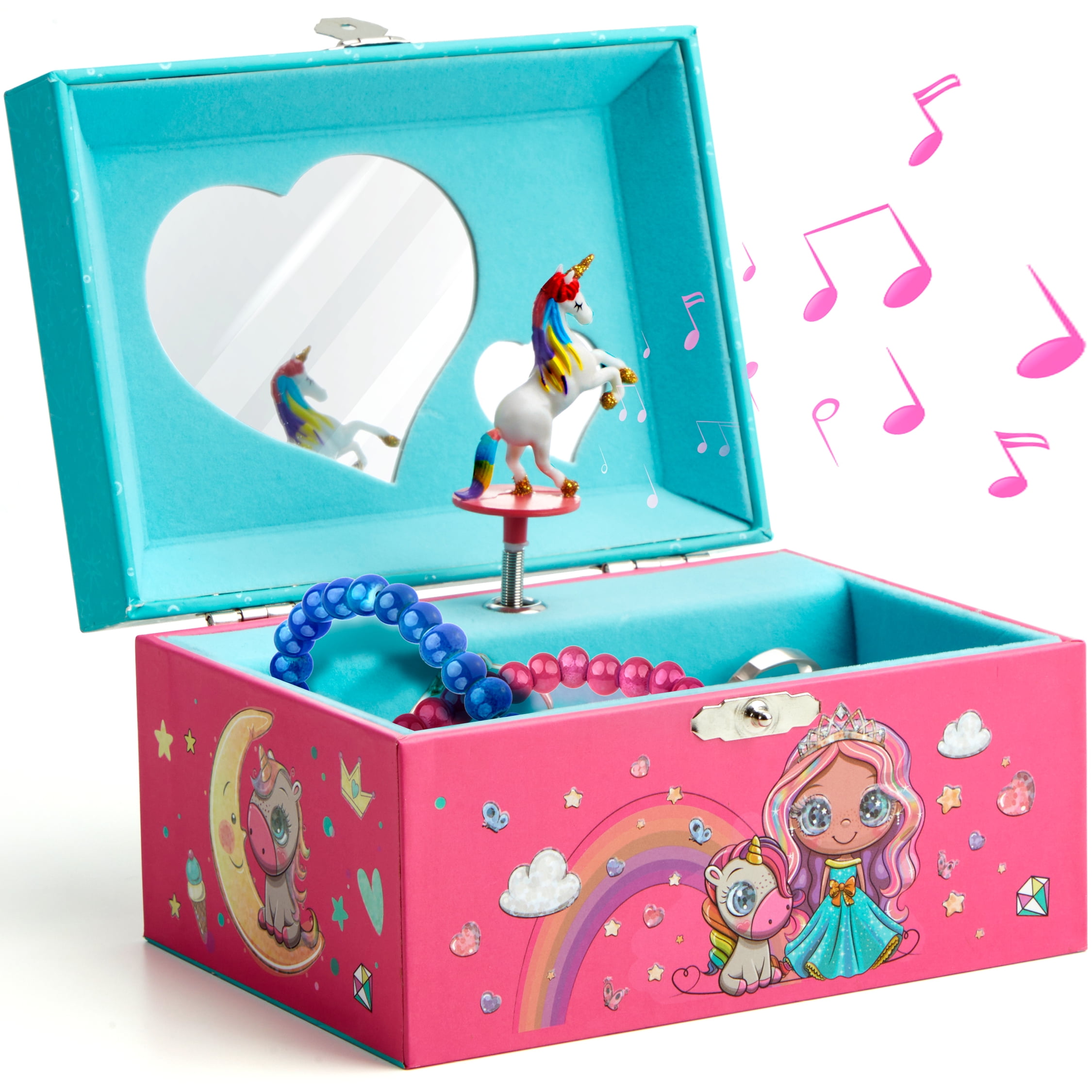 Pretty Me Unicorn Musical Jewelry Box for Kids - Unicorn Gifts for ...