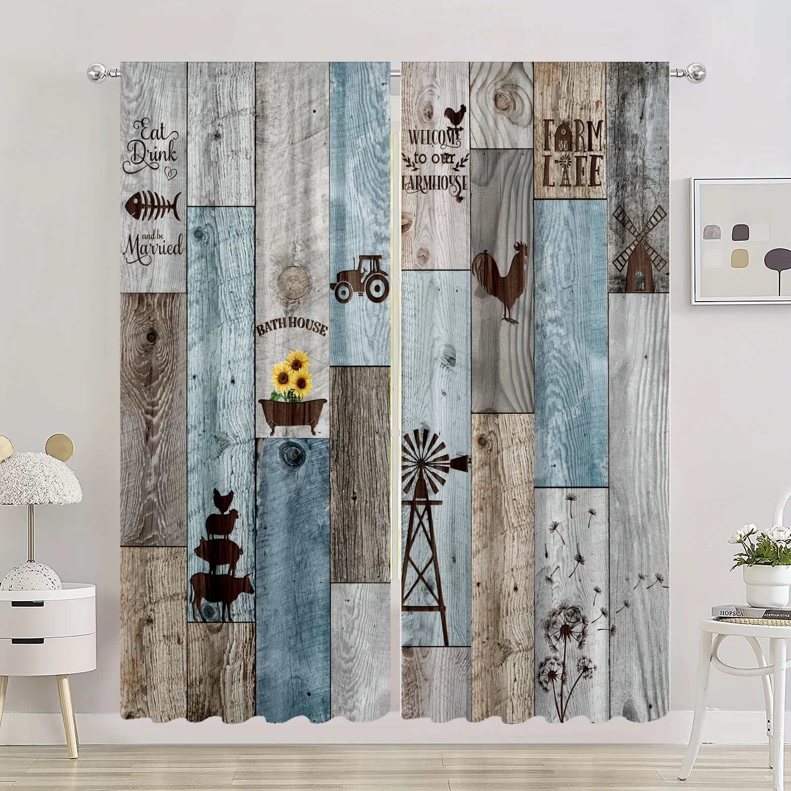 Pretty Nature Senery Beach Sea Sunset Ocean Sky Window Curtains Binds ...