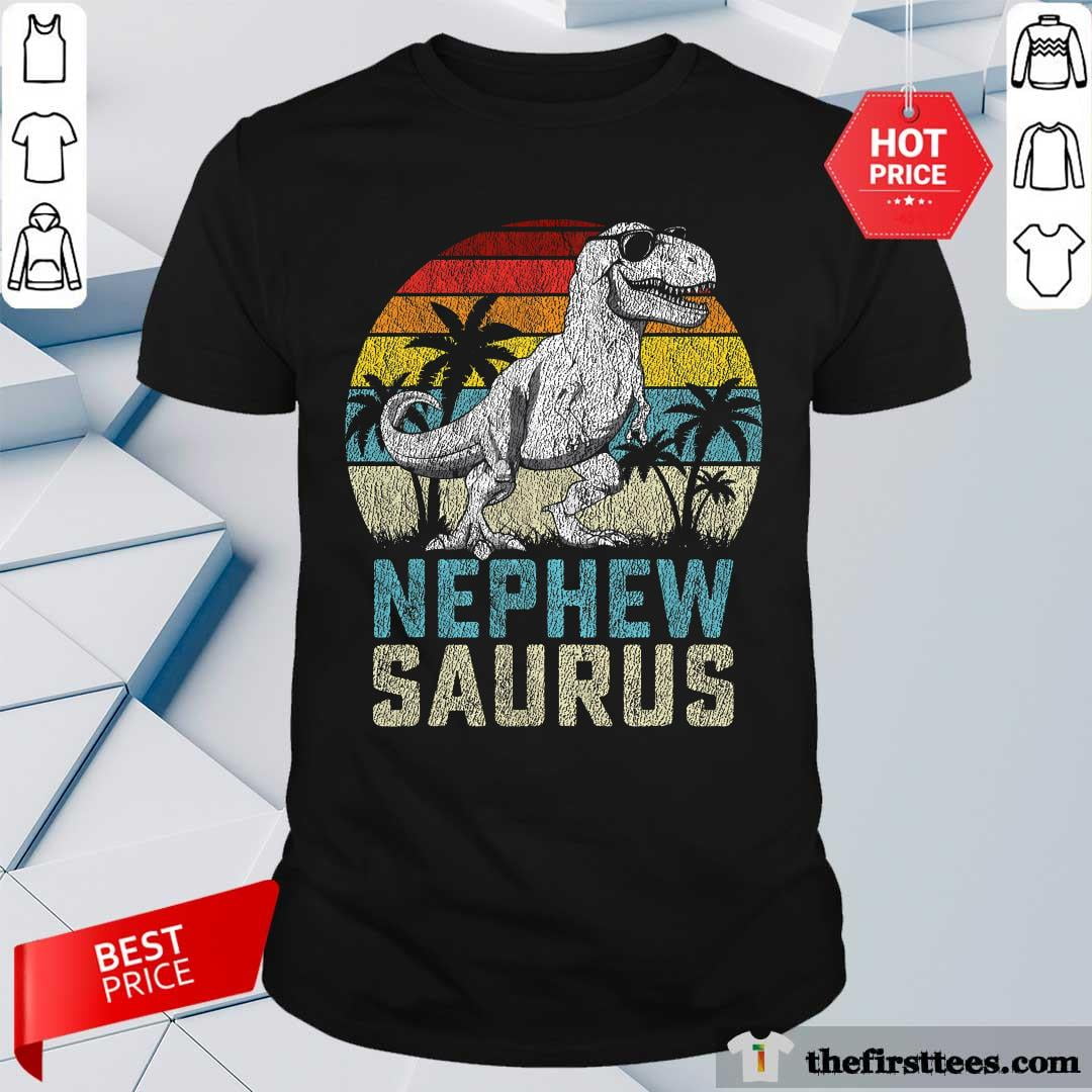 Pretty Nephewsaurus T Rex Dinosaur Nephew Saurus Father’s Family Sunset ...
