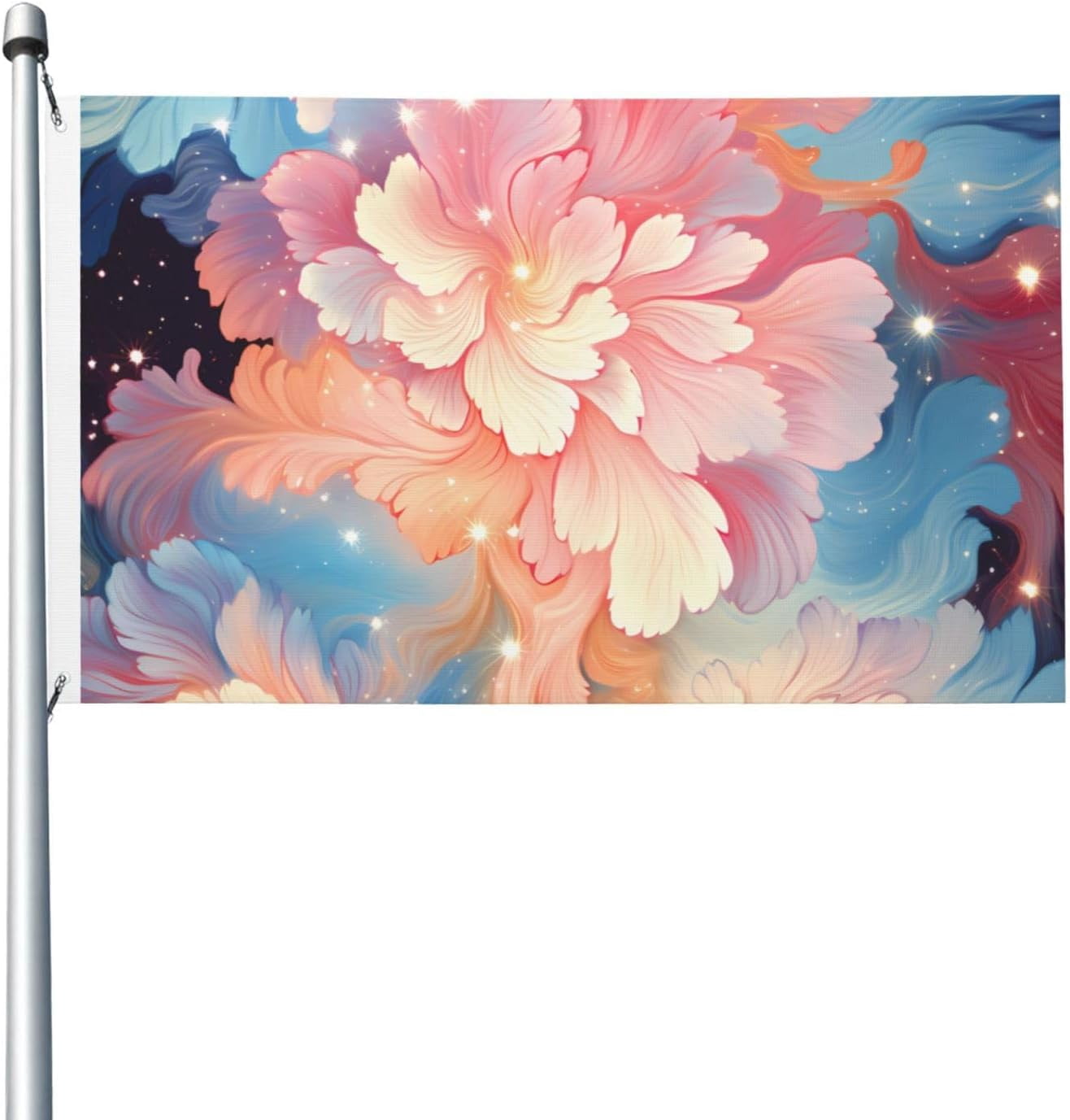 Pretty Pattern Flag 4.85x8 ft Flags for Outside Funny Banner Garden ...