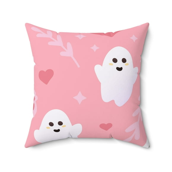 Pink Ghost Pillow
