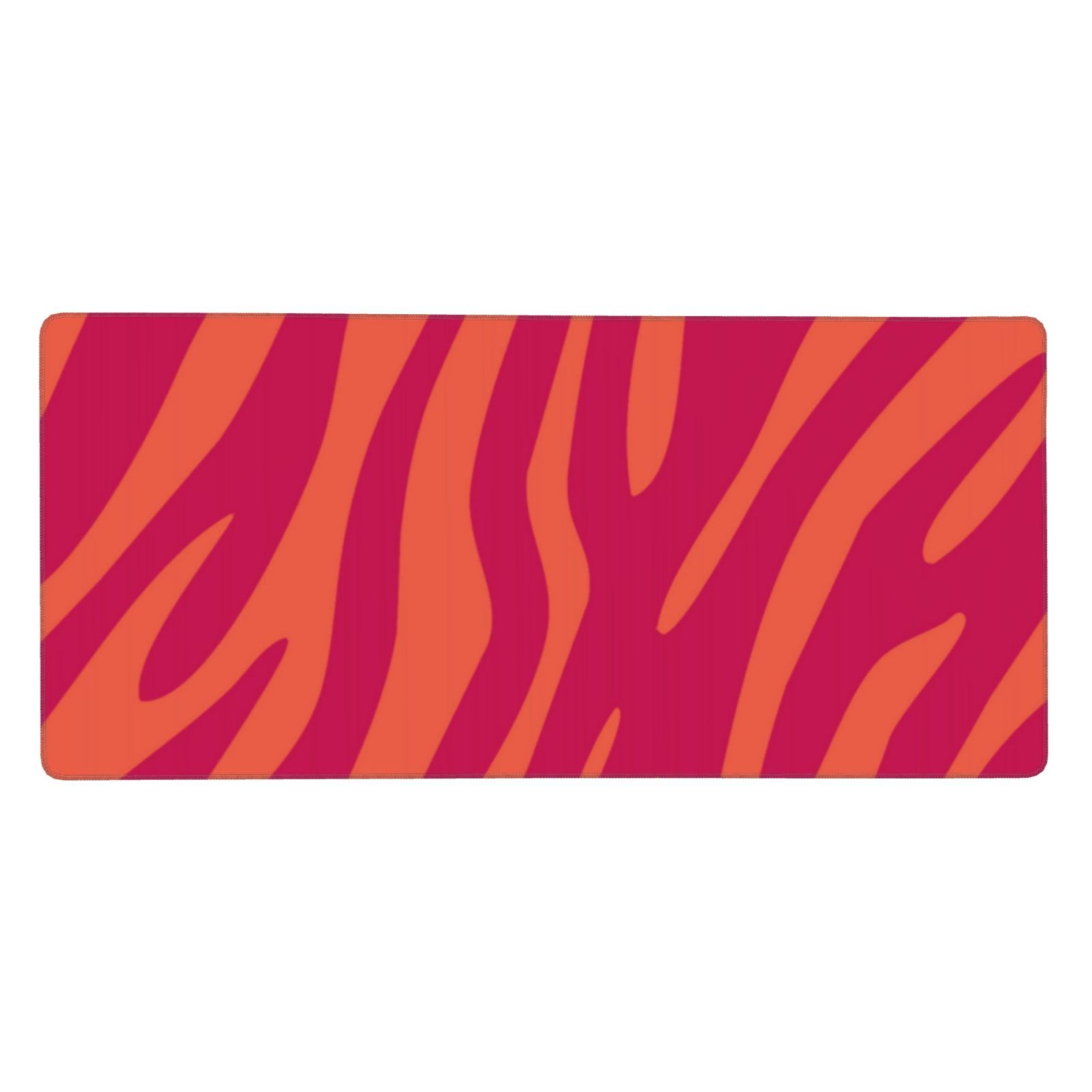 Pretty Pink Orange Animal Print Zebra Leopard Mousepad Large Mouse Pad ...