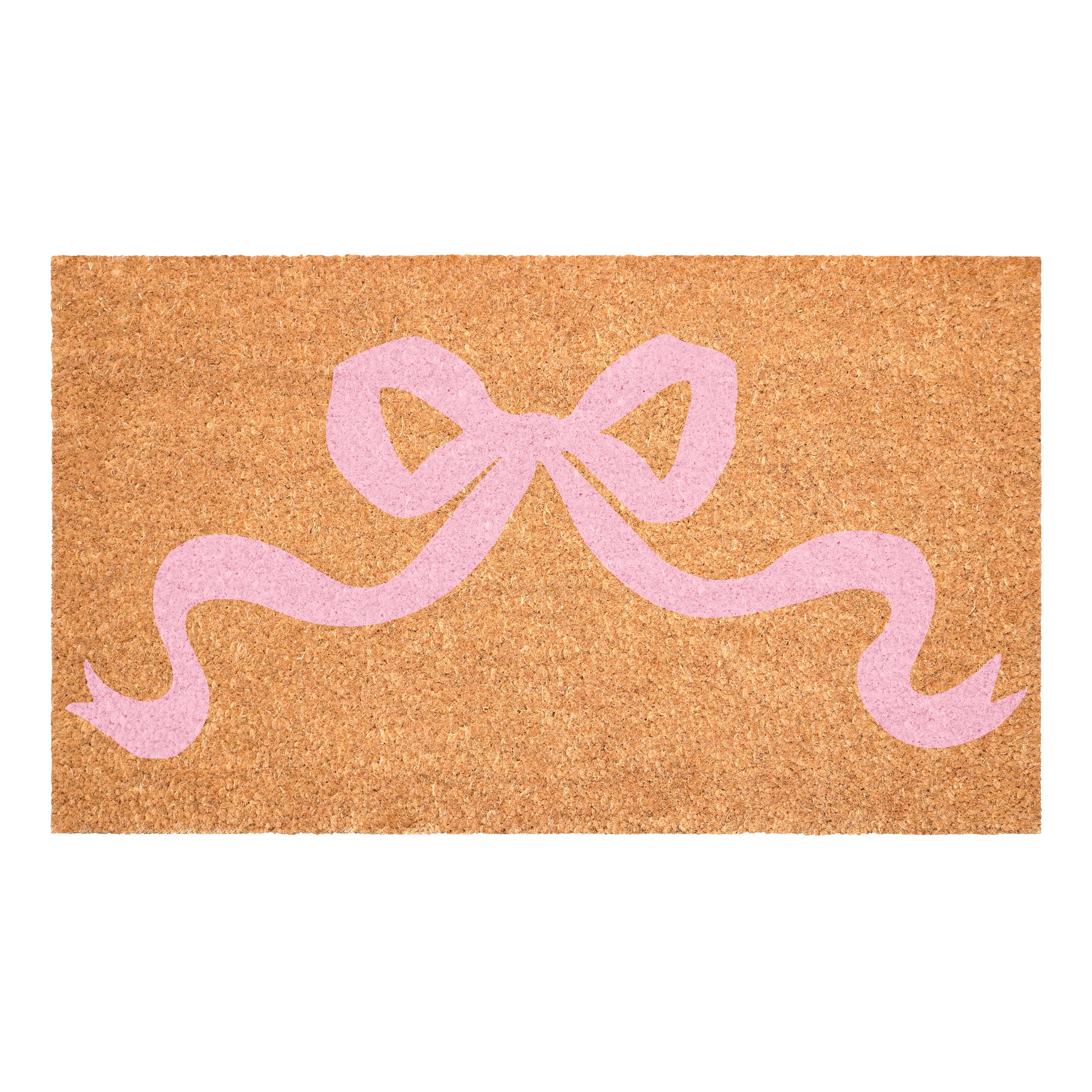 Pretty Pink bow Doormat, 24" x 36" - Walmart.com