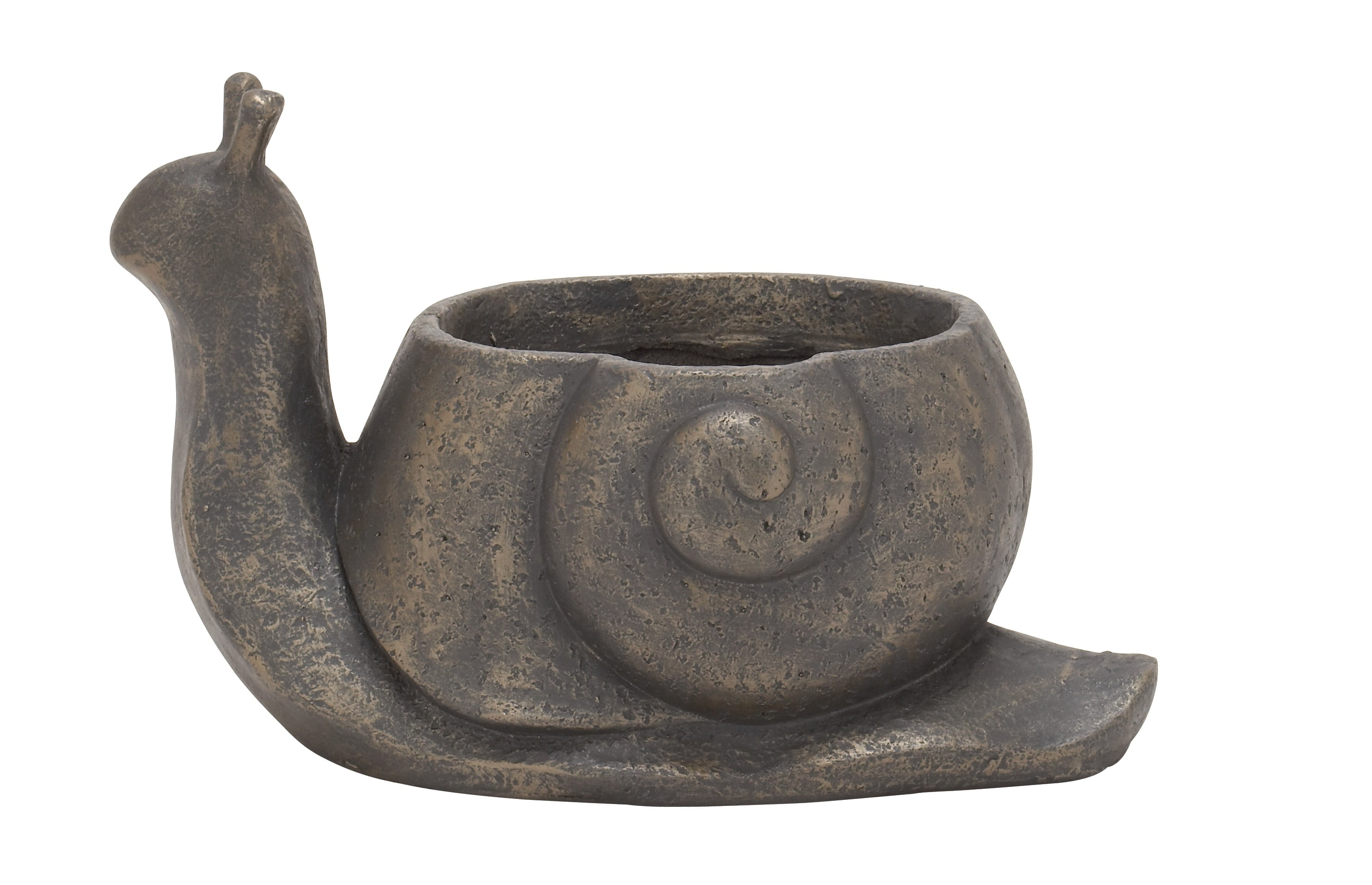 Pretty Polyresin Snail Flower Pot 15"W 9"H - Walmart.com