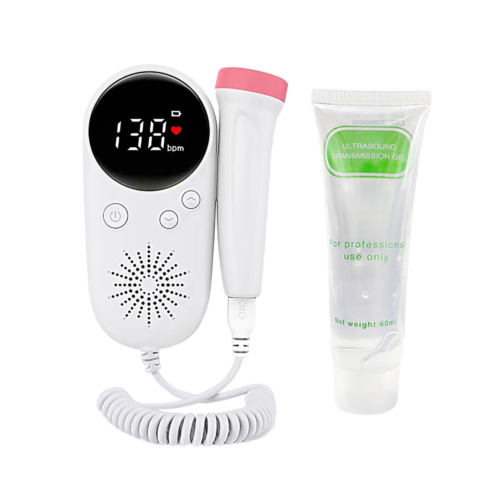 Pretty Portable Heart Rate Monitor - 2025 NEW Rechargeable & Handheld ...