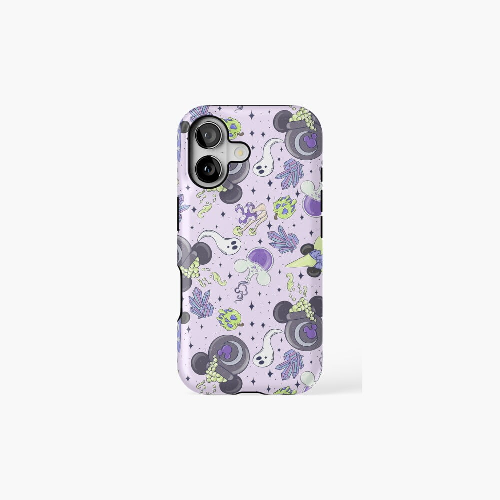 Pretty Purple Potions Cute Witch Magic Pattern Universal Phone Case for ...