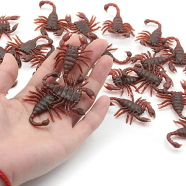 40pcs Scary Rubber Prank Fake Roaches, Realistic Plastic Bugs, Trick ...