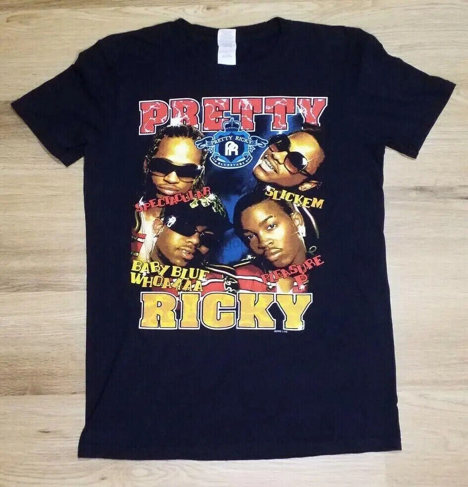 Pretty Ricky Concert Tour Hip Hop Rap T Shirt Black - Walmart.com