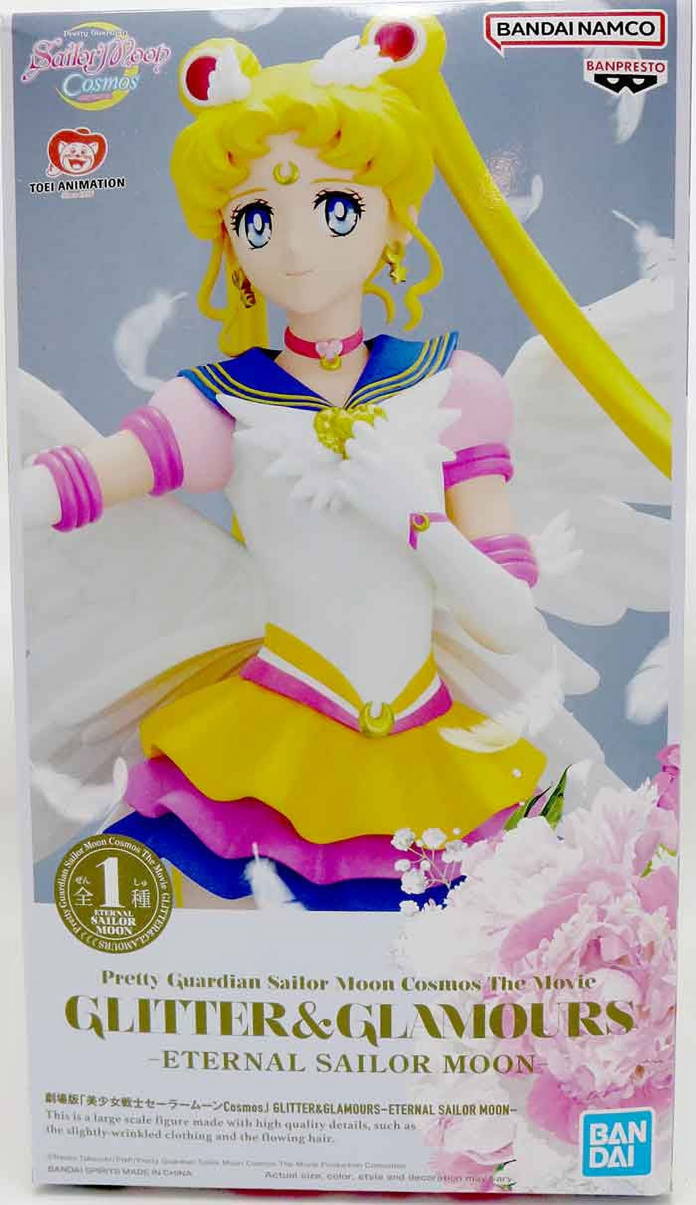 Pretty Sailor Moon Glitter & Glam 9 Inch Statue Figure - Eternal Sailor ...