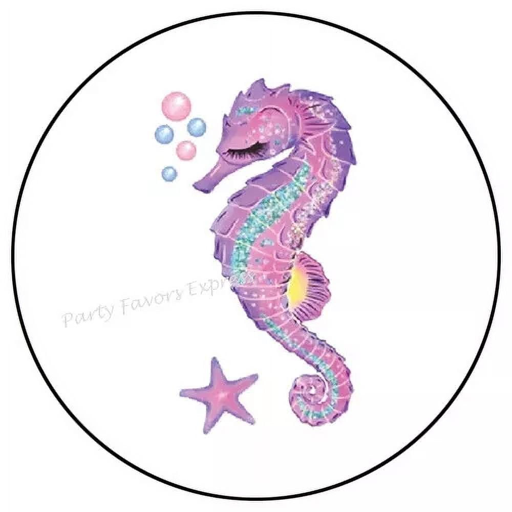 Pretty Seahorse Sticker Party Favors Sticker Envelope Seals Labels ...