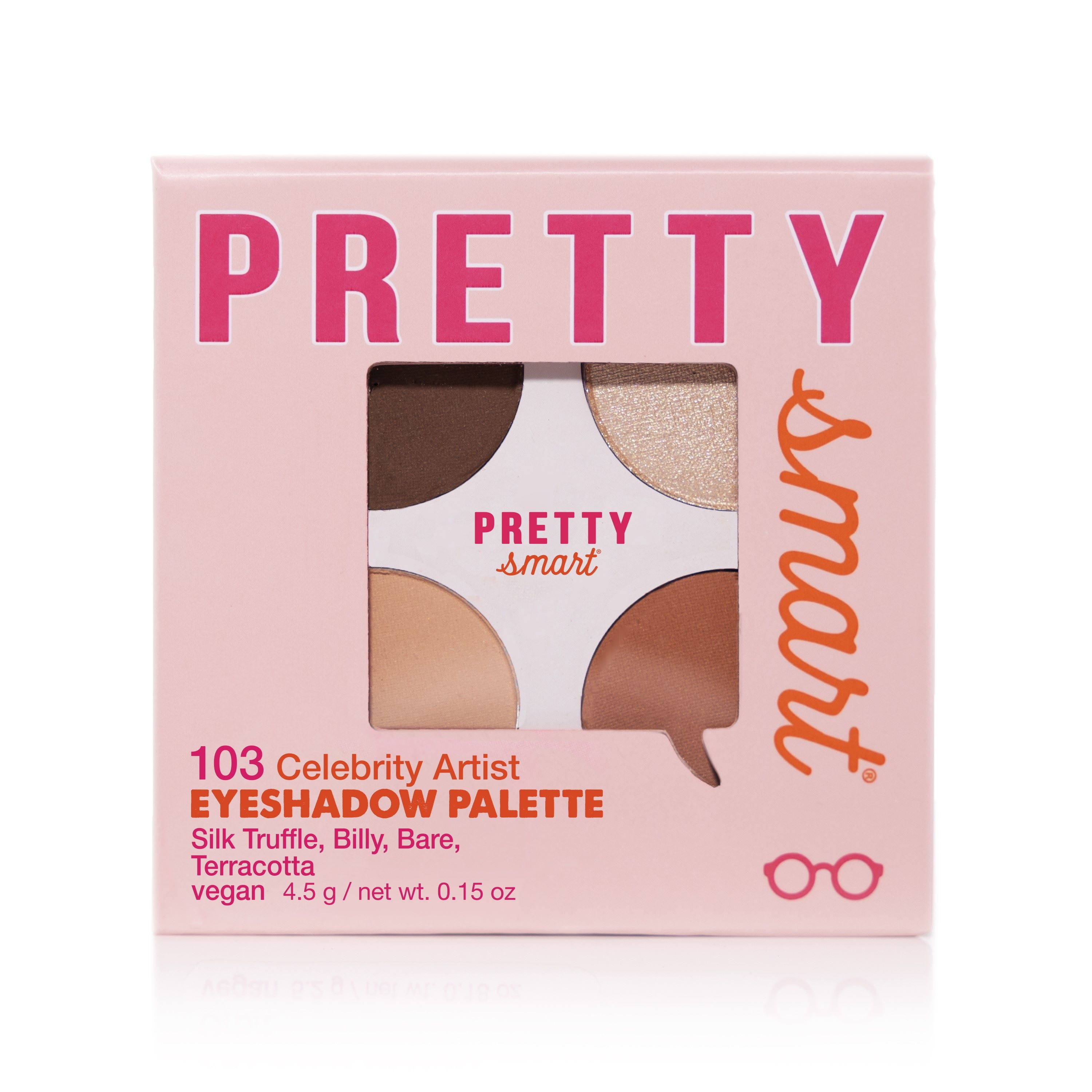 Pretty Smart Celebrity Artist Eyeshadow Palette 103, Silk Truffle ...
