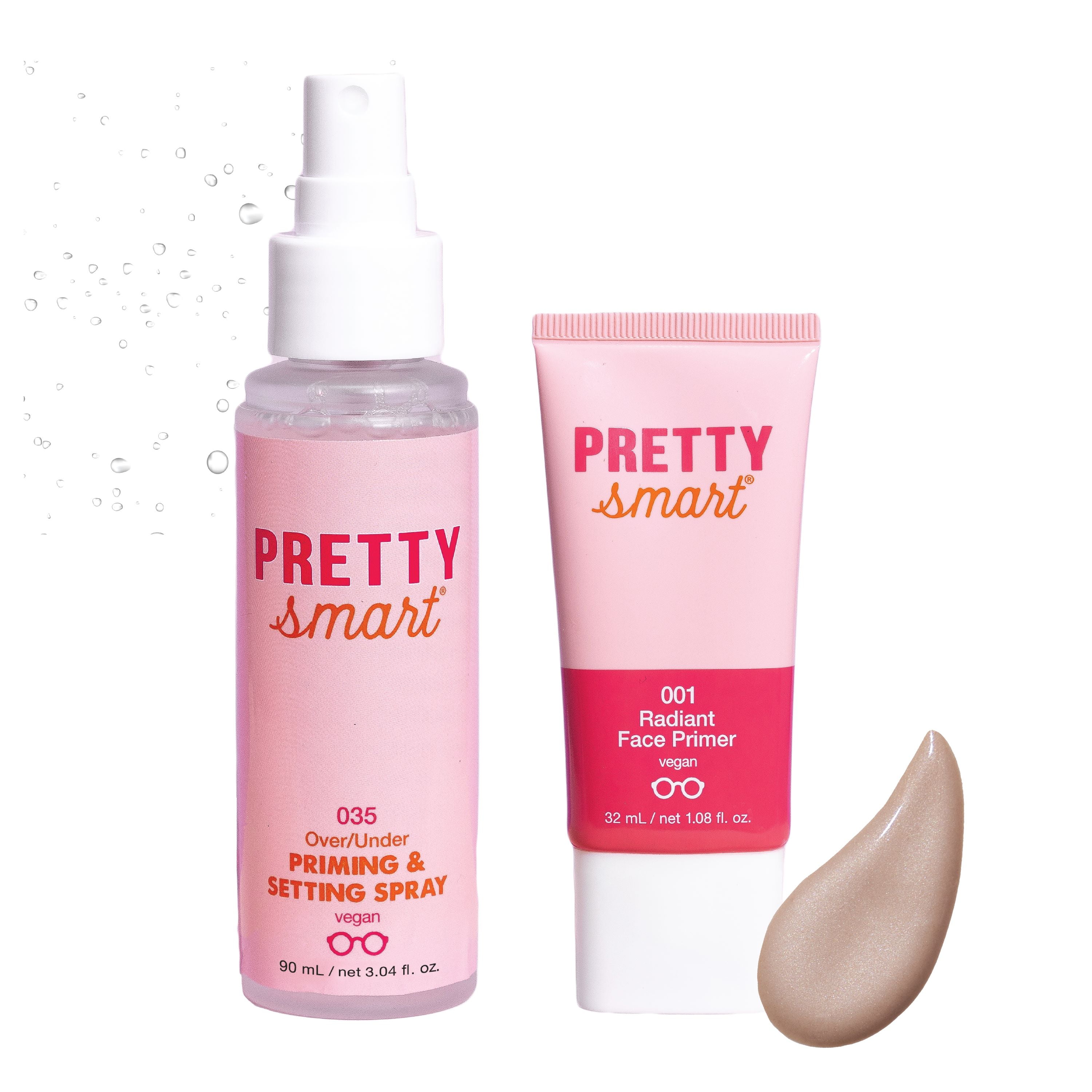 Pretty Smart Radiant Primer + Over/Under Setting Spray - Walmart.com