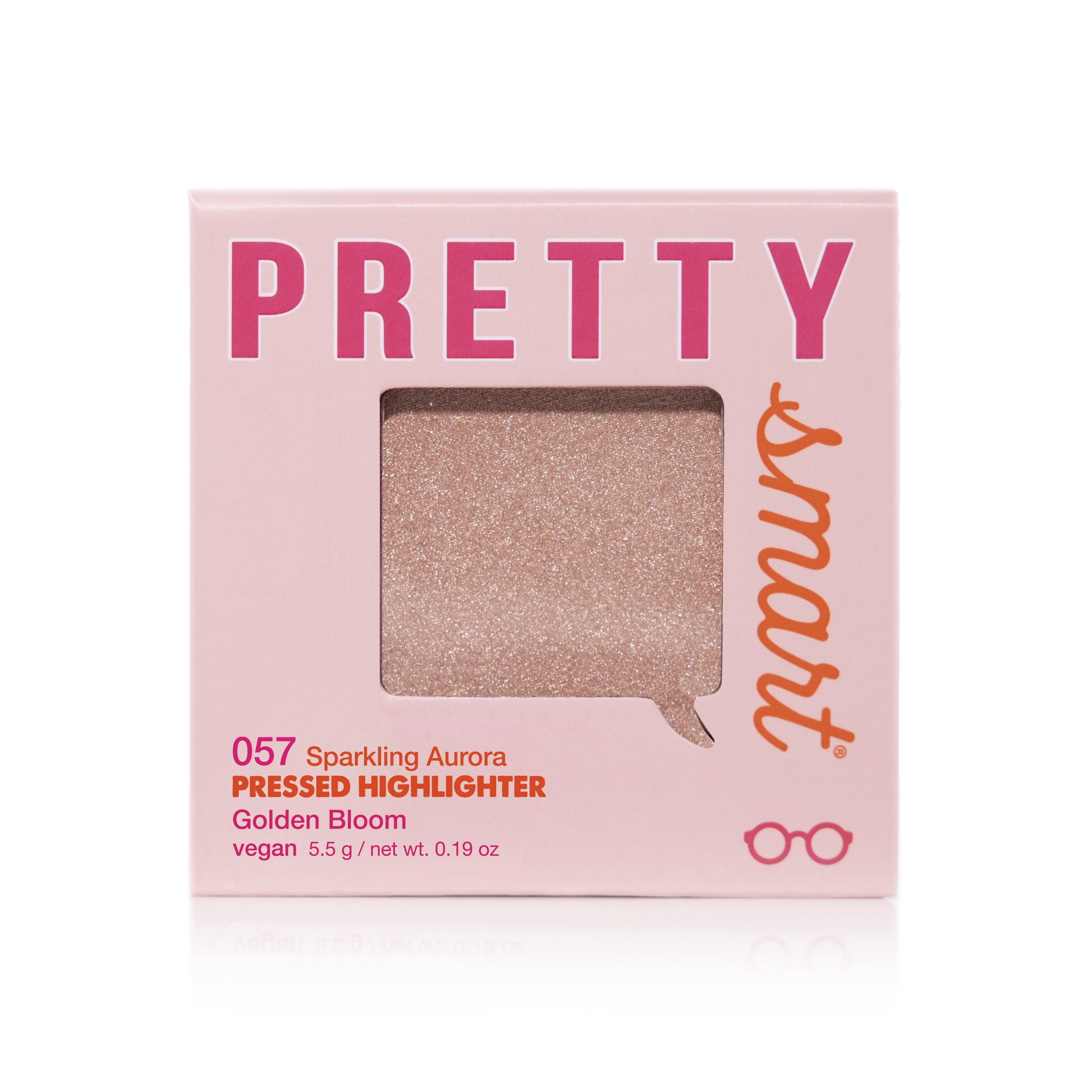 Pretty Smart Sparkling Aurora Pressed Highlighter , Golden Bloom, 5.5g ...