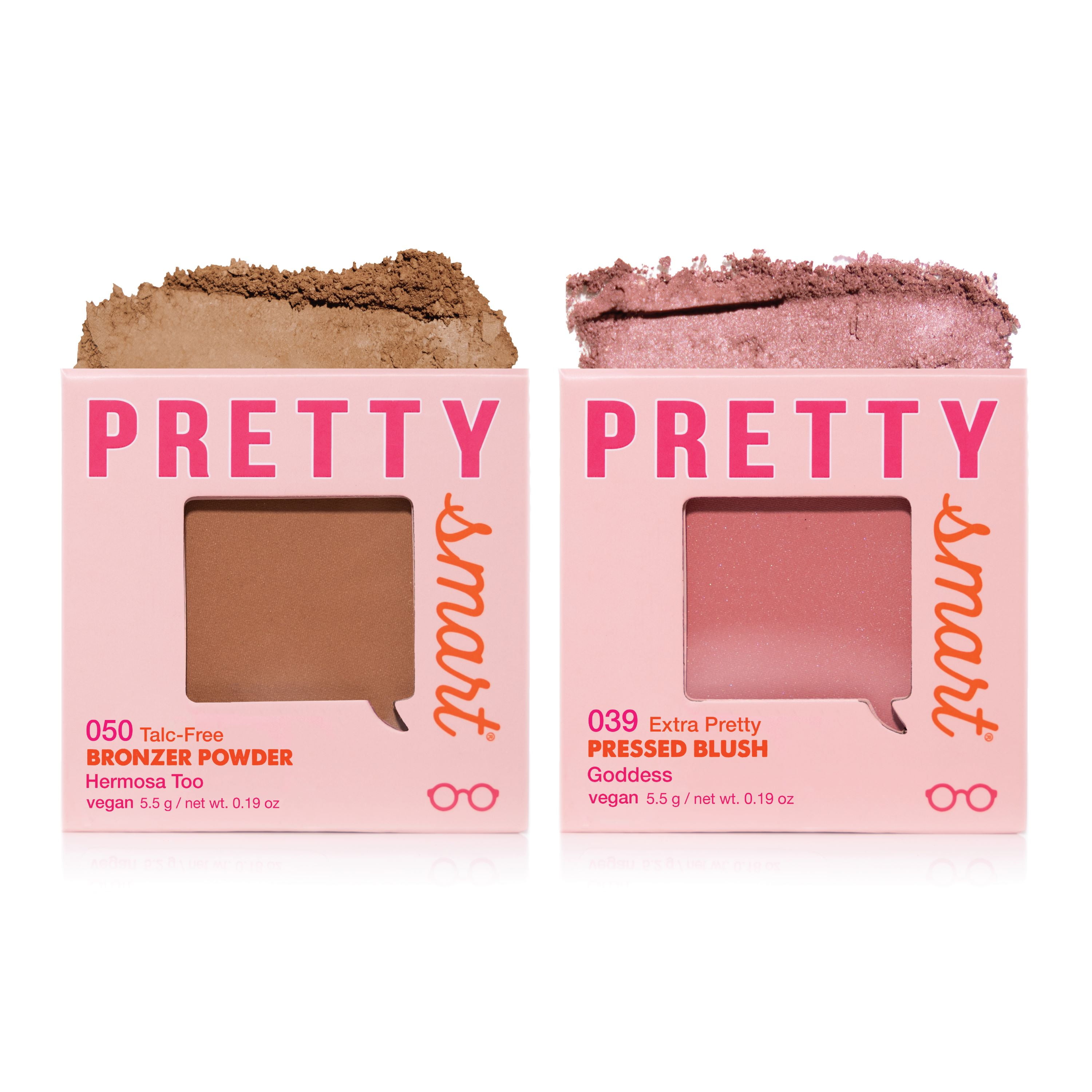 Pretty Smart Talc-free Hermosa Too Bronzer & Goddess Blush - Walmart.com