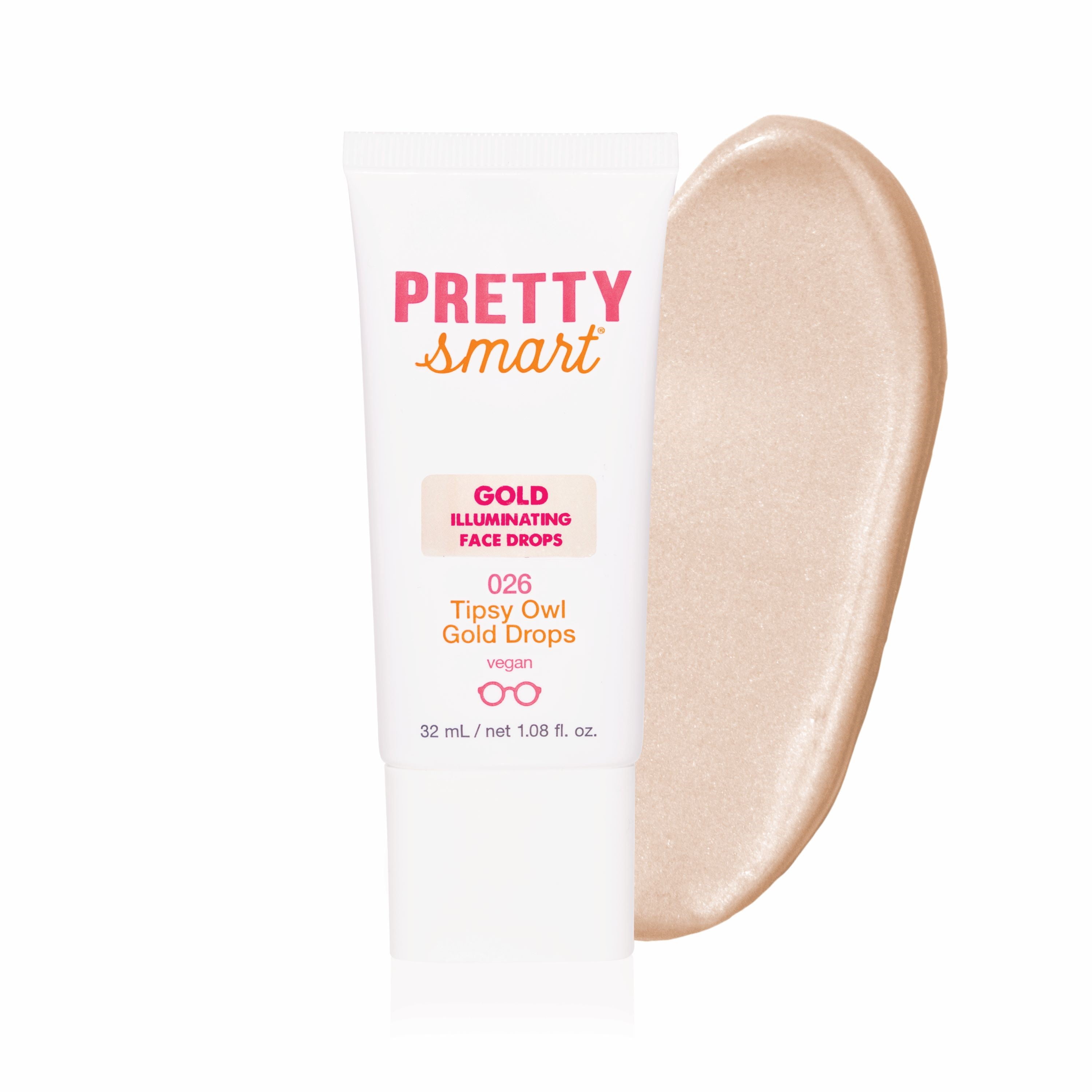 Pretty Smart Tipsy Owl Illuminating Face Drops, Gold Drops, 1.08 fl. oz Tube - Walmart.com