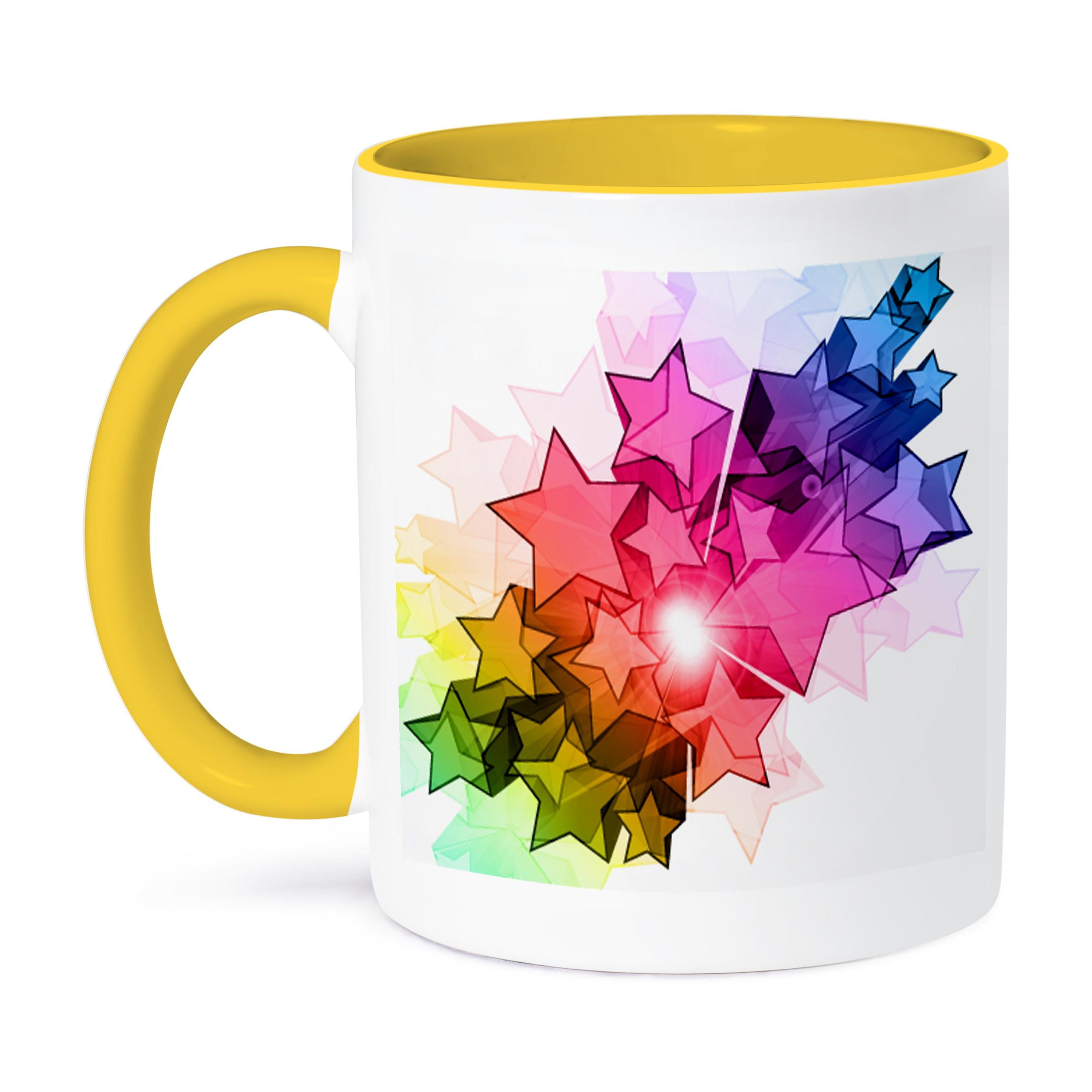 3dRose, Pretty Sparkle Cluster Of Stars In Pink, Blue, Green, and ...