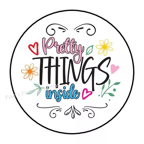 Pretty Things Inside Sticker Envelope Seals Labels Stickers Phone Decal ...