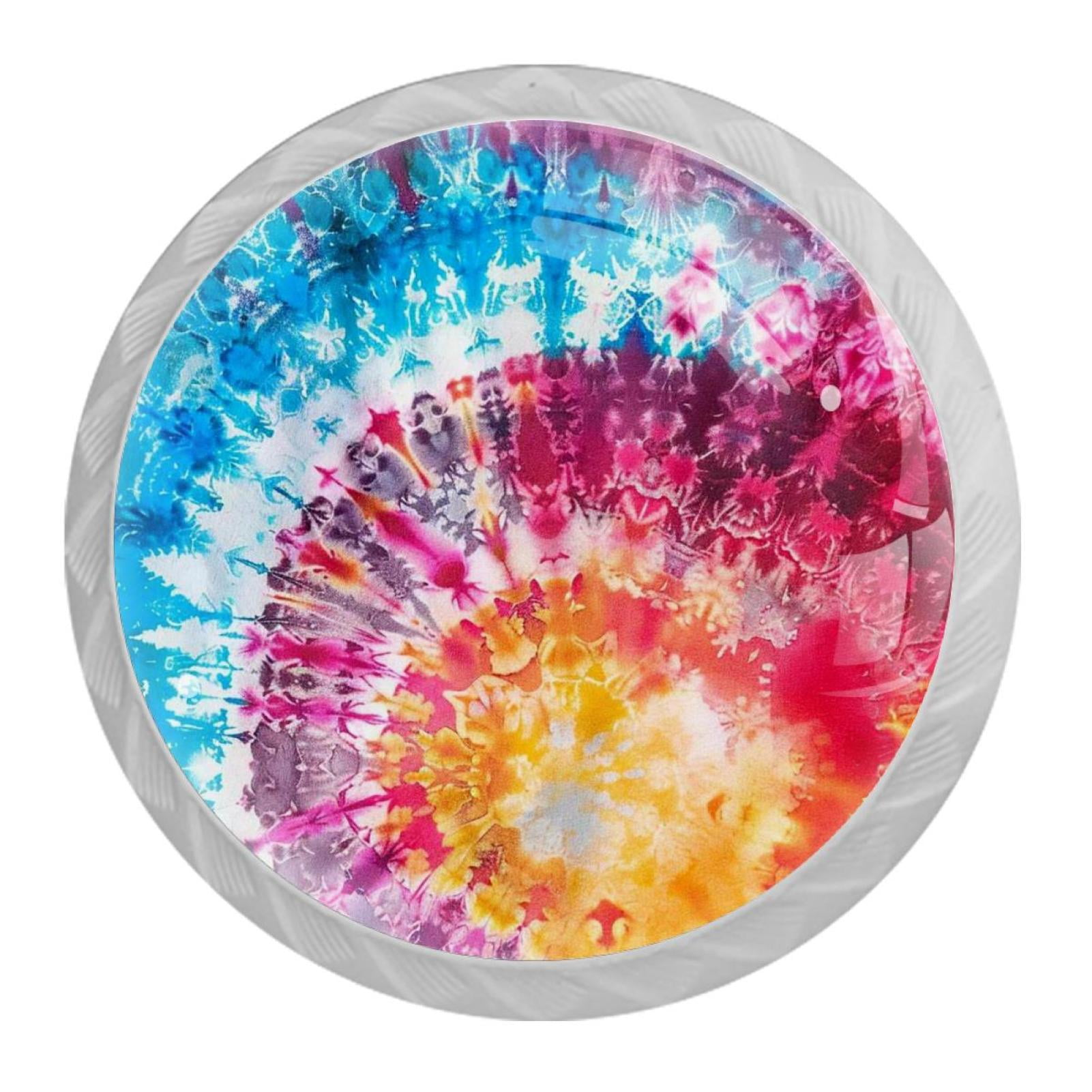 Pretty Tie-Dye Cabinet Knobs, Stainless Steel Kitchen Knobs, Knobs with ...