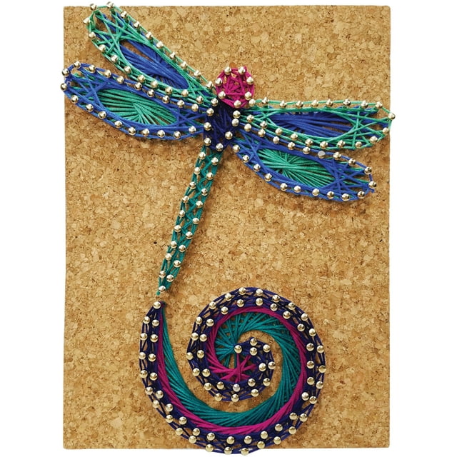 Pretty Twisted String Art DIY Kit-Dancing Dragonfly - Walmart.com
