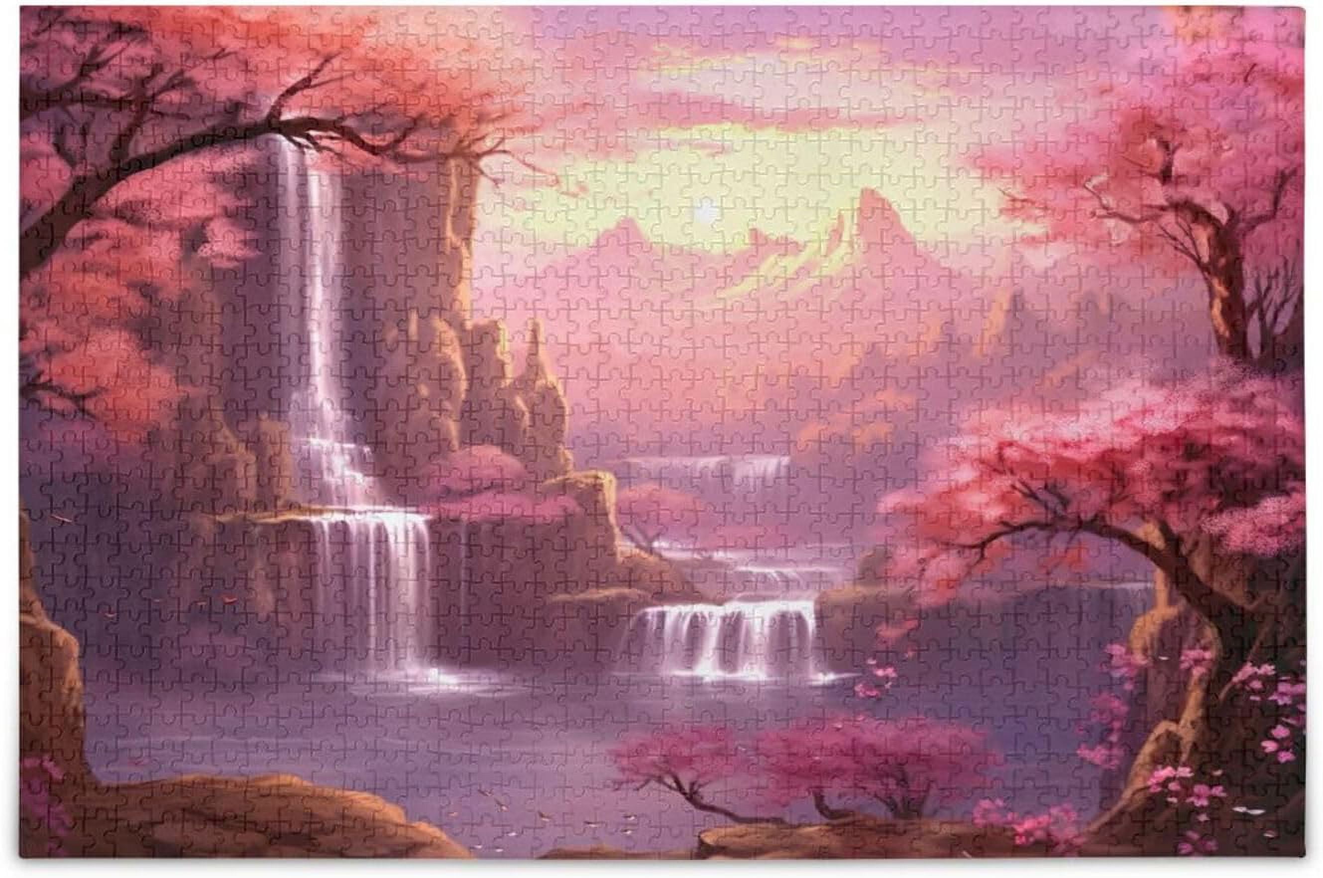 Pretty Waterfall Jigsaw Puzzles for Adults 1000 Pieces, Puzzles for ...
