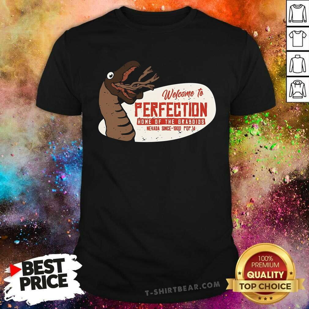 Pretty Welcome To Perfection Home Of The Graboids T-Shirt - Walmart.com