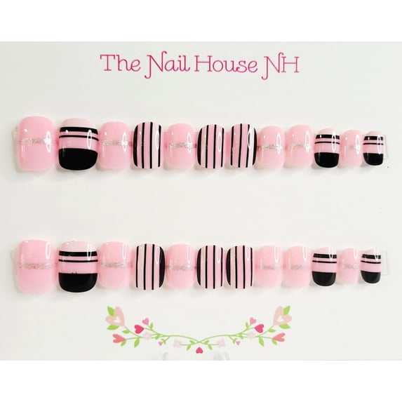 Pretty and Posh Extra Short Squoval Press-on Nails by The Nail House NH ...