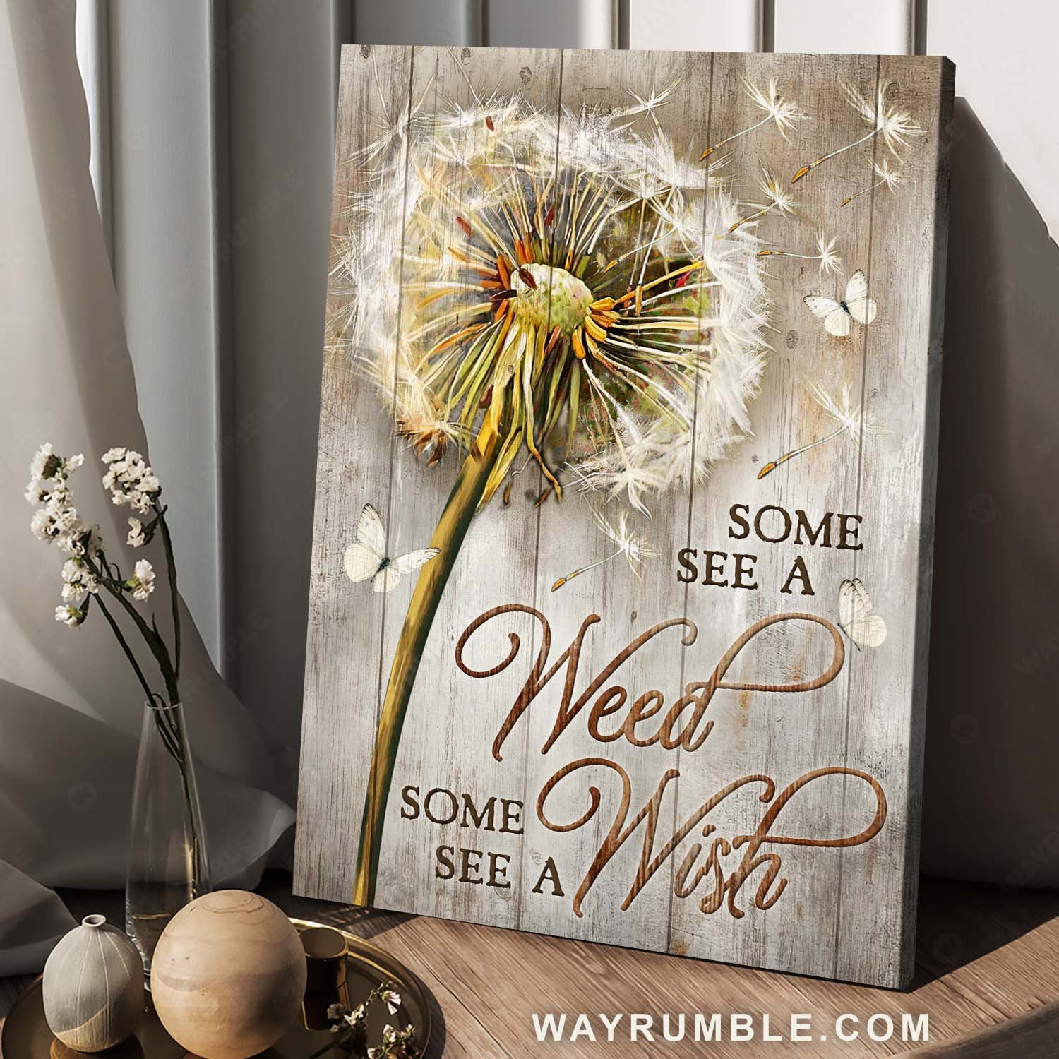 Pretty dandelion artwork, White butterfly, Some see a weed, Some see a ...