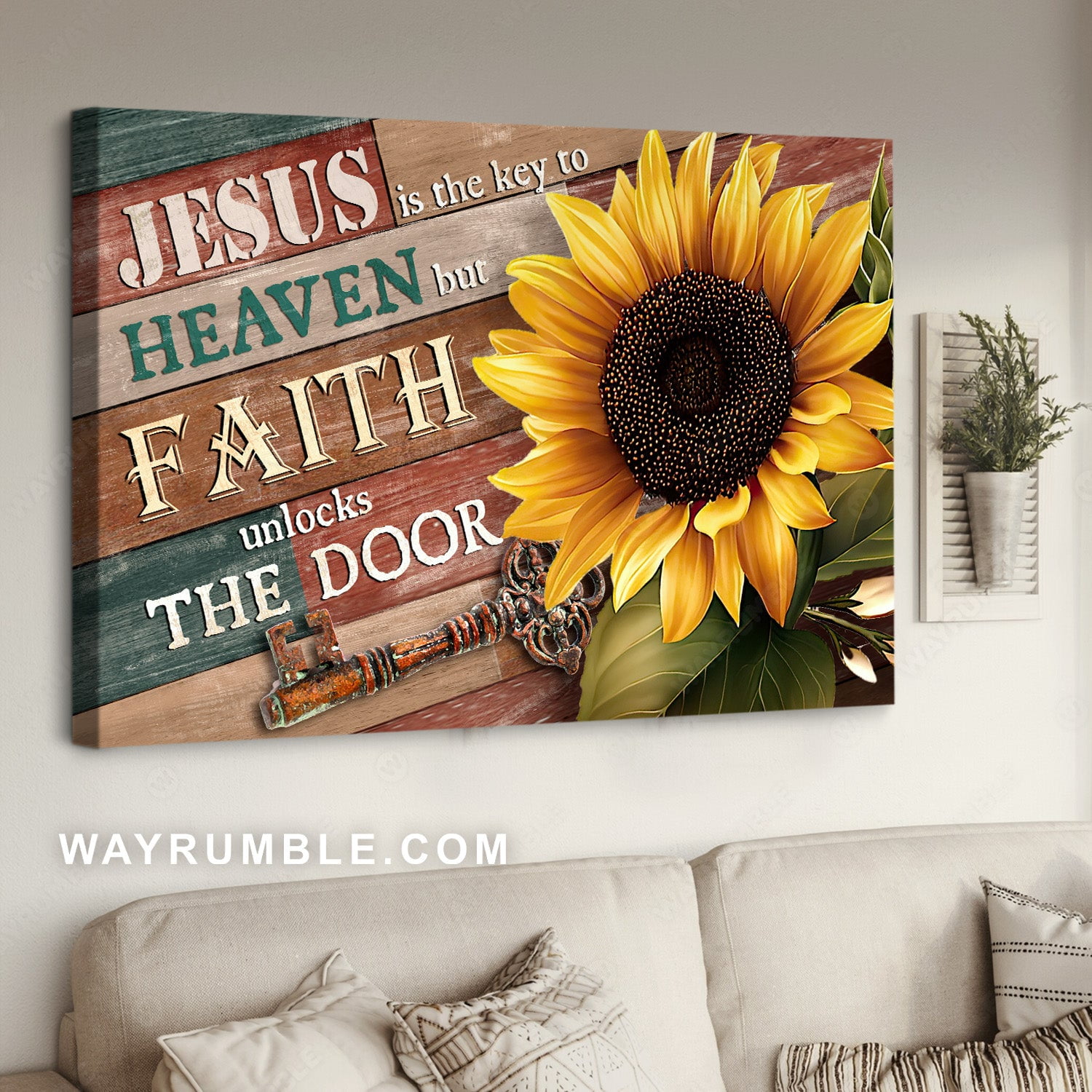 Pretty sunflower, Antique key, Jesus is the key to heaven - Jesus ...