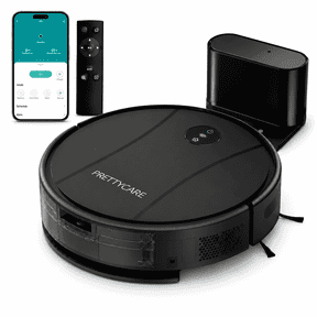 PrettyCare Robot Vacuum and Mop Combo with 3000Pa Suction, APP/Voice ...