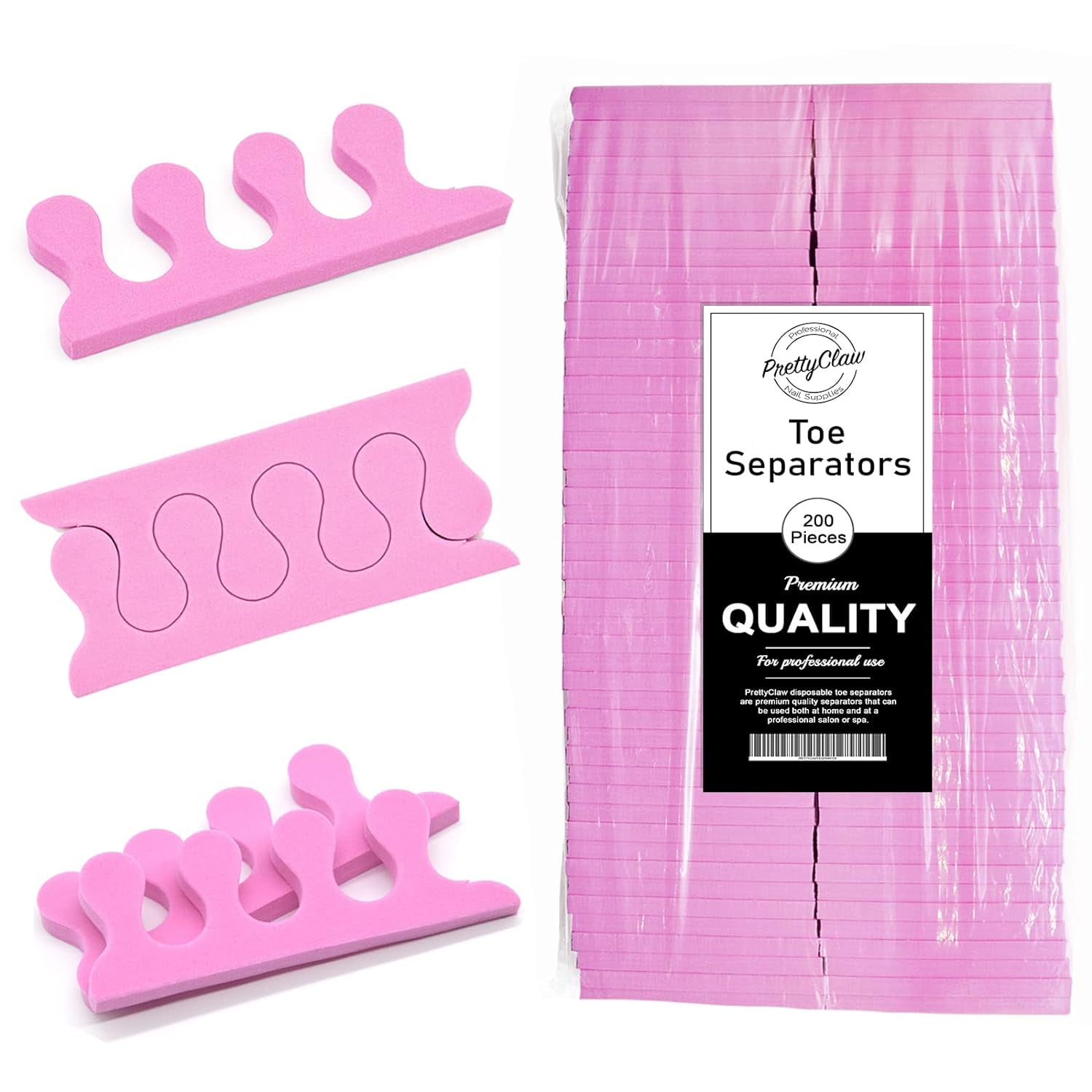 PrettyClaw Toe Separators Pedicure Toe Spacers Toenail Divider Soft ... PrettyClaw Toe Separators Pedicure Toe Spacers Toenail Divider Soft ...