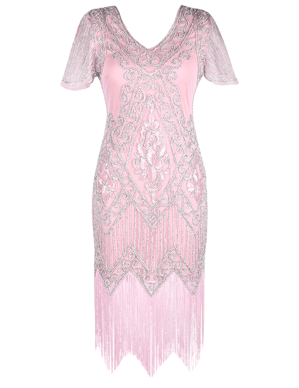 PrettyGuide Women's 1920s Dress Sequin Art Deco Flapper Dress with ...