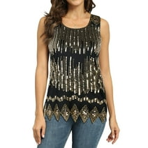 FOCUSNORM Women Sequins Tops - Walmart.com