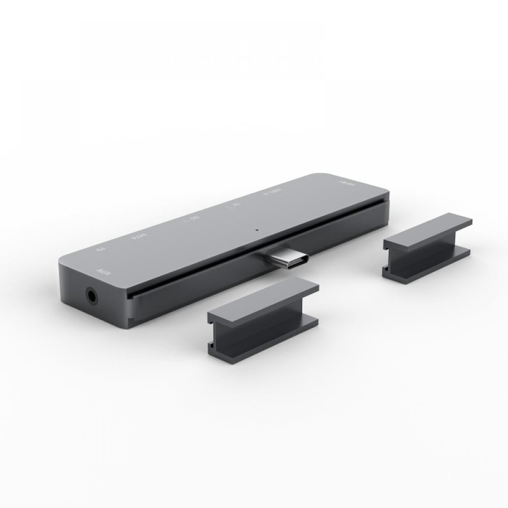 Prettyui 7 In 1 IPad Pro Hub With 4K HDMI,USB C HUB For IPad Pro 3.5mm ...