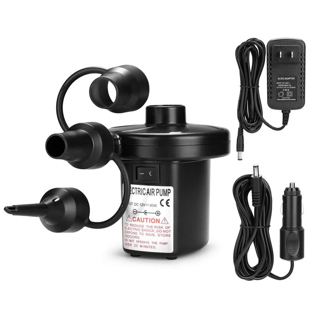 Prettyui Electric Air Pump For Inflatables 2 In 1 Portable Quick-Fill ...