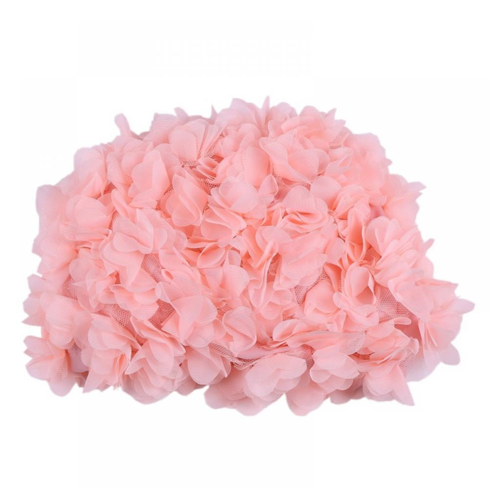 Prettyui Floral Petal Swim Cap for Women – Retro Style Vintage Bathing ...