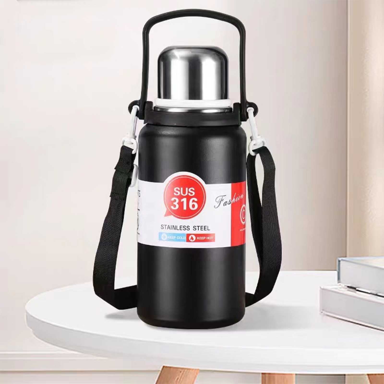 Pretxorve Portable Cup 316 Stainless Steel Liner Extra Long Insulation Universal Hot and Cold ...