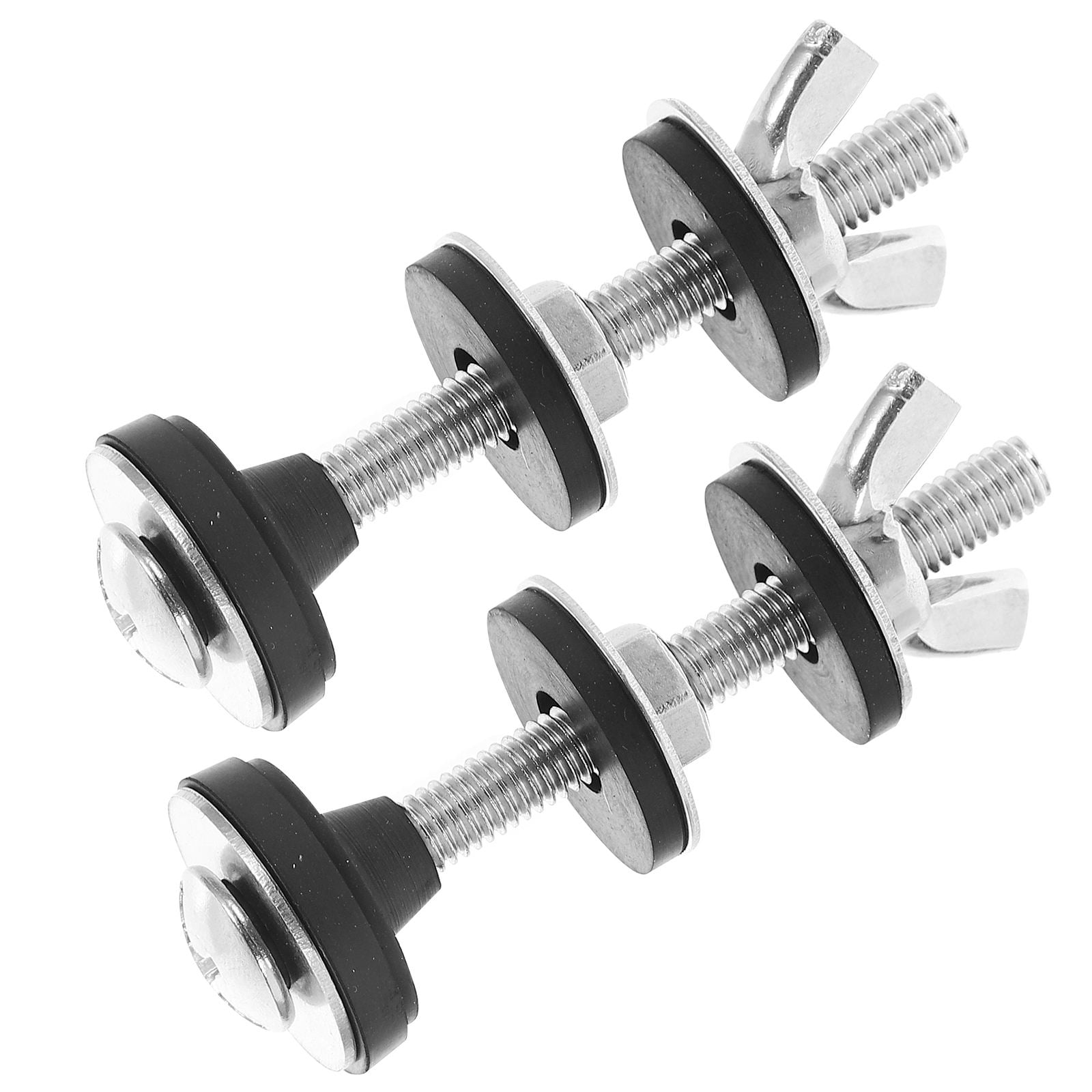 Pretyzoom 1 Pair Heavy Duty Locking Toilet Screws for Toilet Water Tank ...