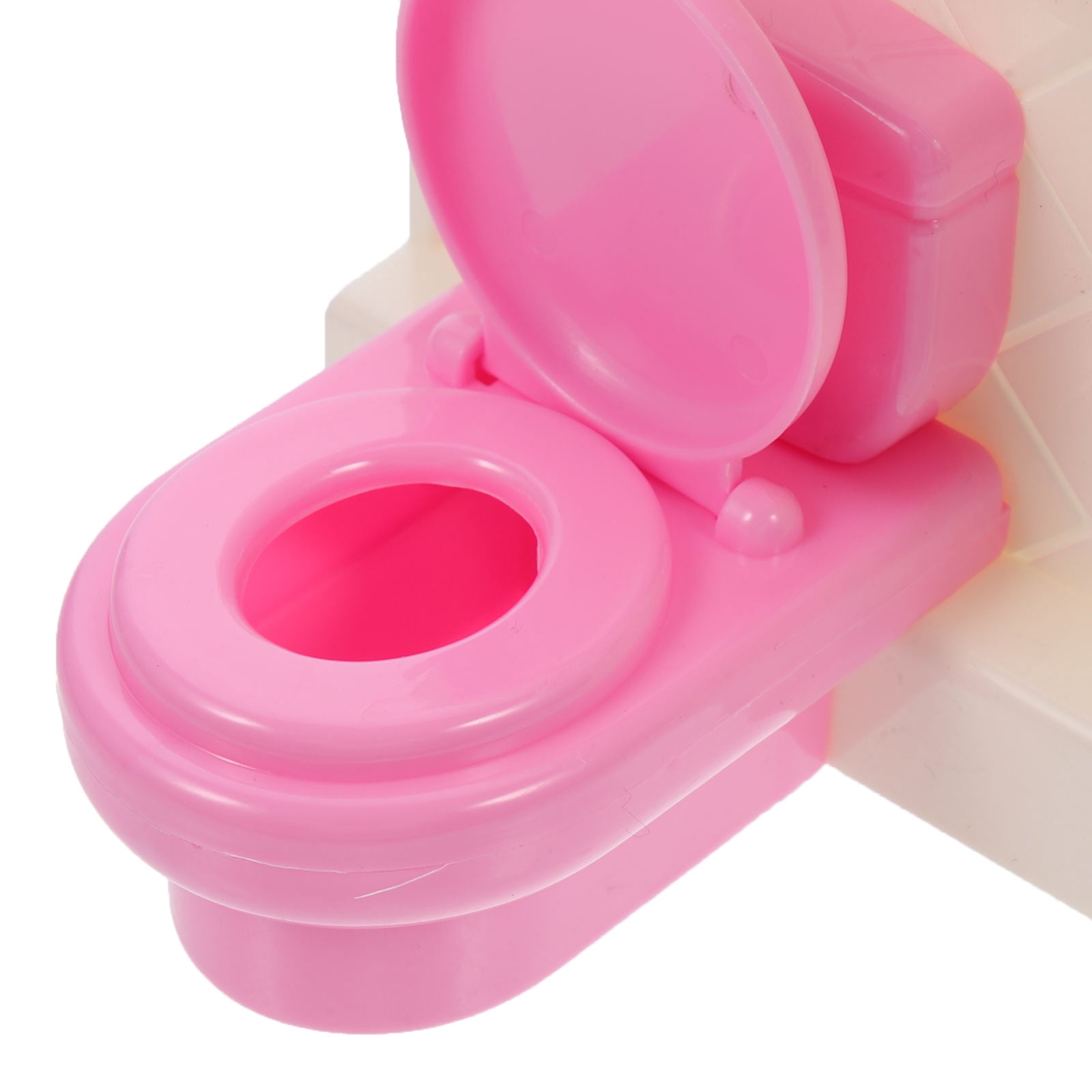 Pretyzoom 1 Set Mini House Bathtub Toilet Assorted Color DIY Supplies ...